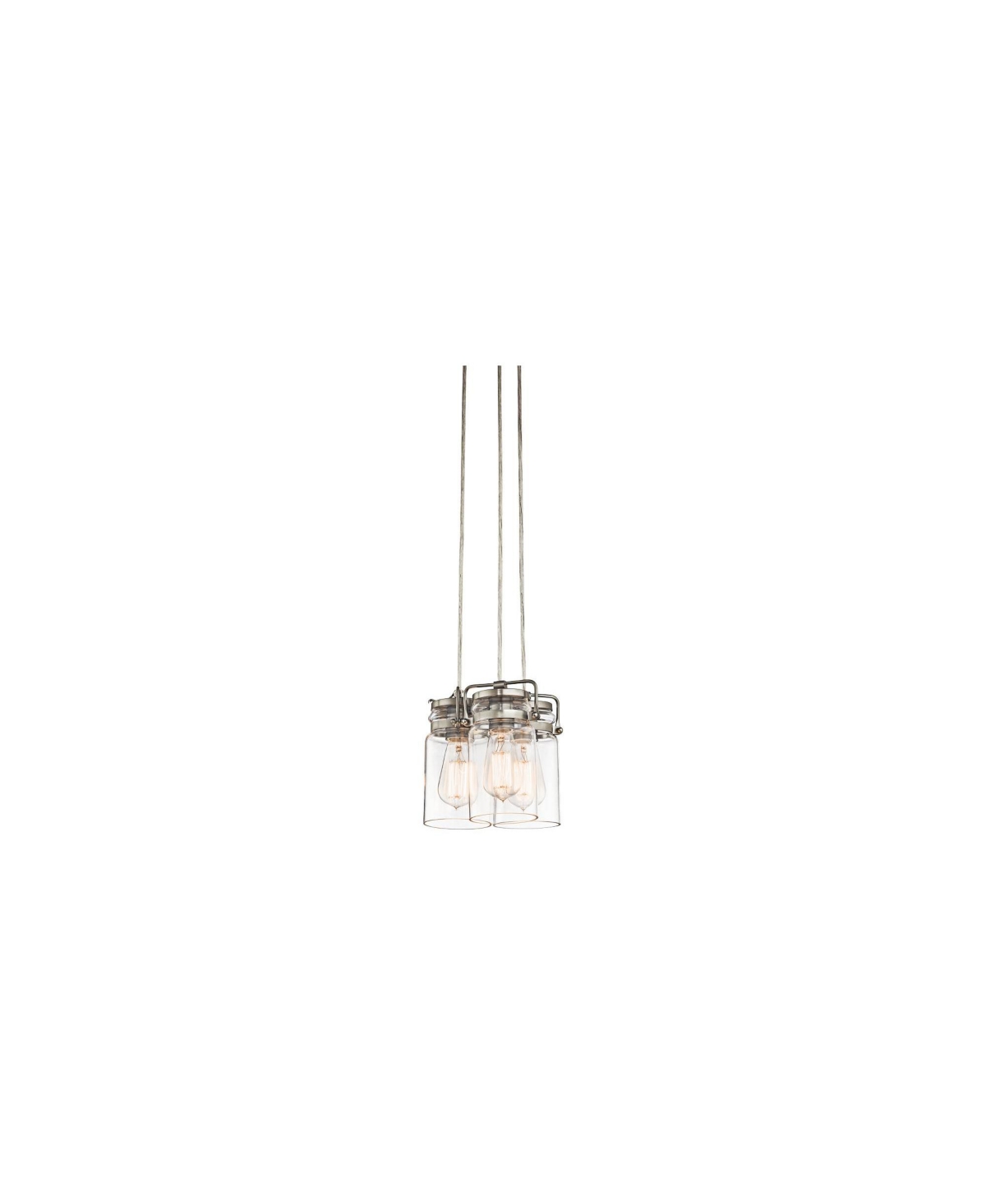 Click here for Kichler Brinley 8 1/2 Wide Brushed Nickel Mini Pen... prices