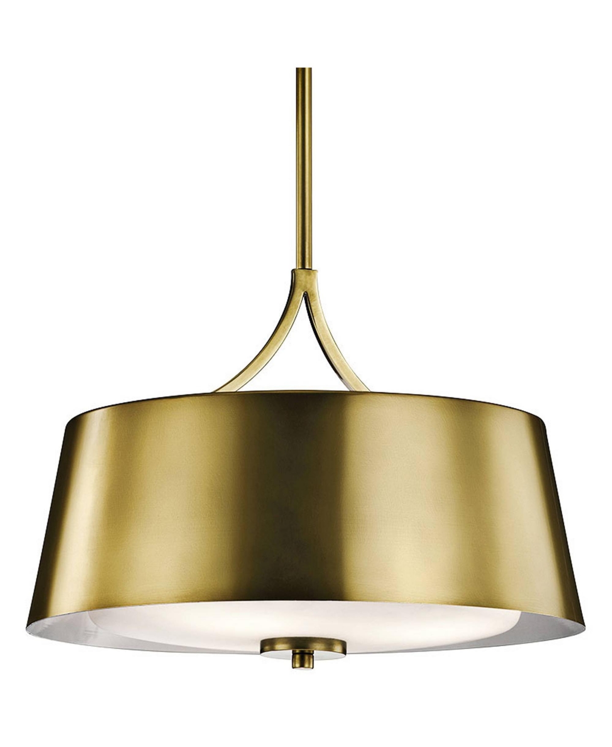 Click here for Kichler Maclain 16 Wide Natural Brass 3-Light Pend... prices
