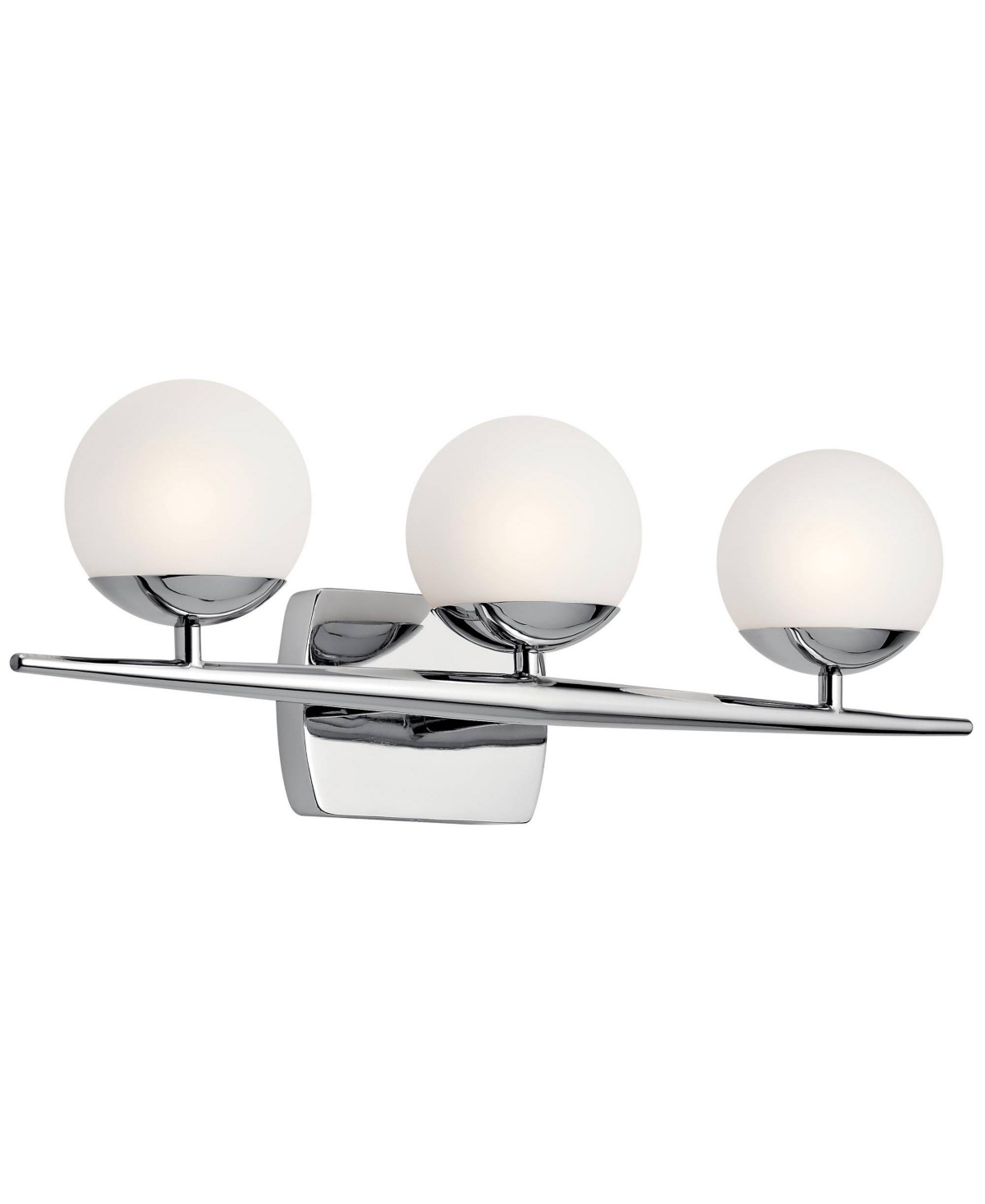 Click here for Kichler Jasper 24 1/2 Wide Chrome 3-Light Bath Lig... prices