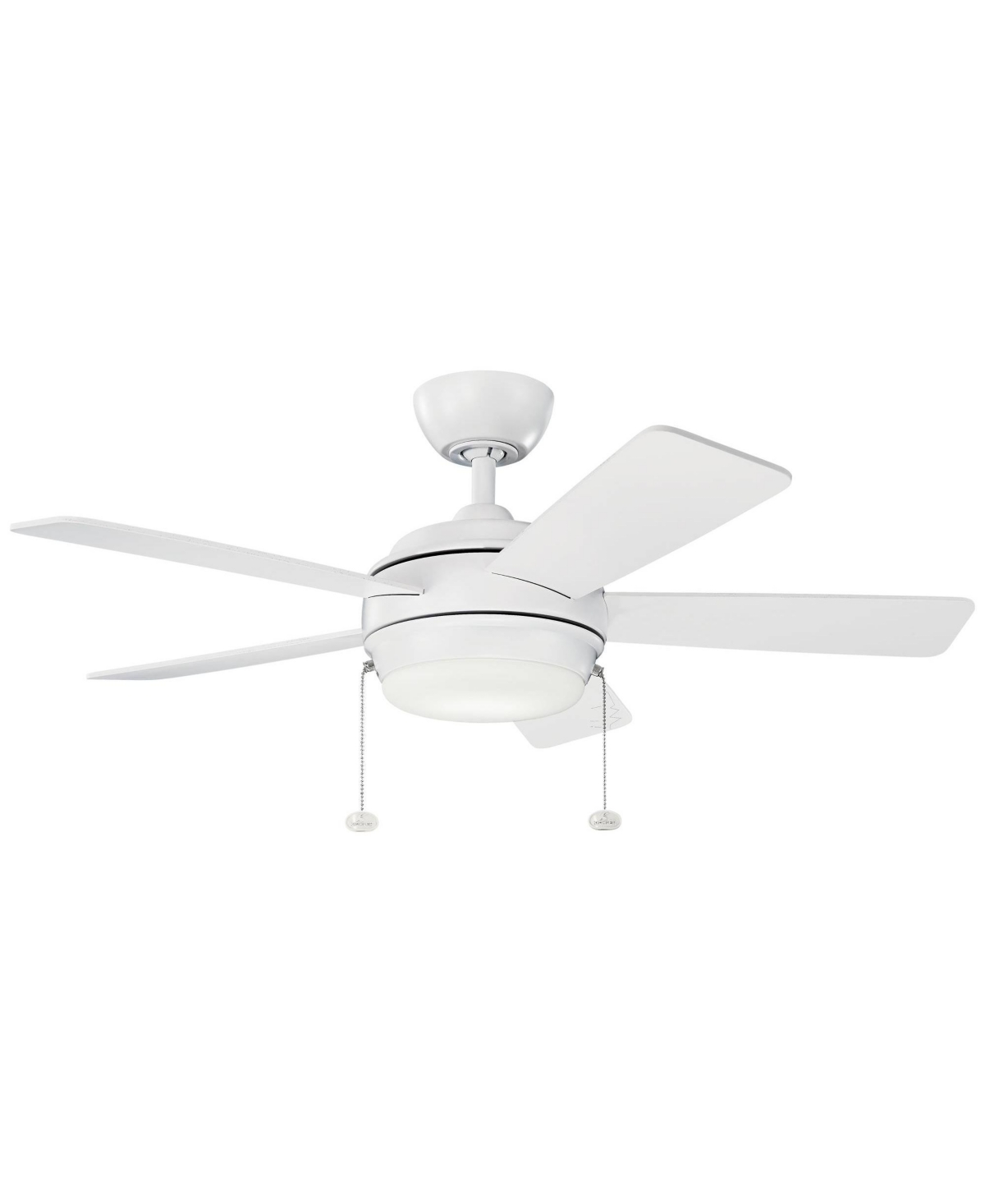 Click here for 42 Kichler Starkk Matte White Led Ceiling Fan with... prices