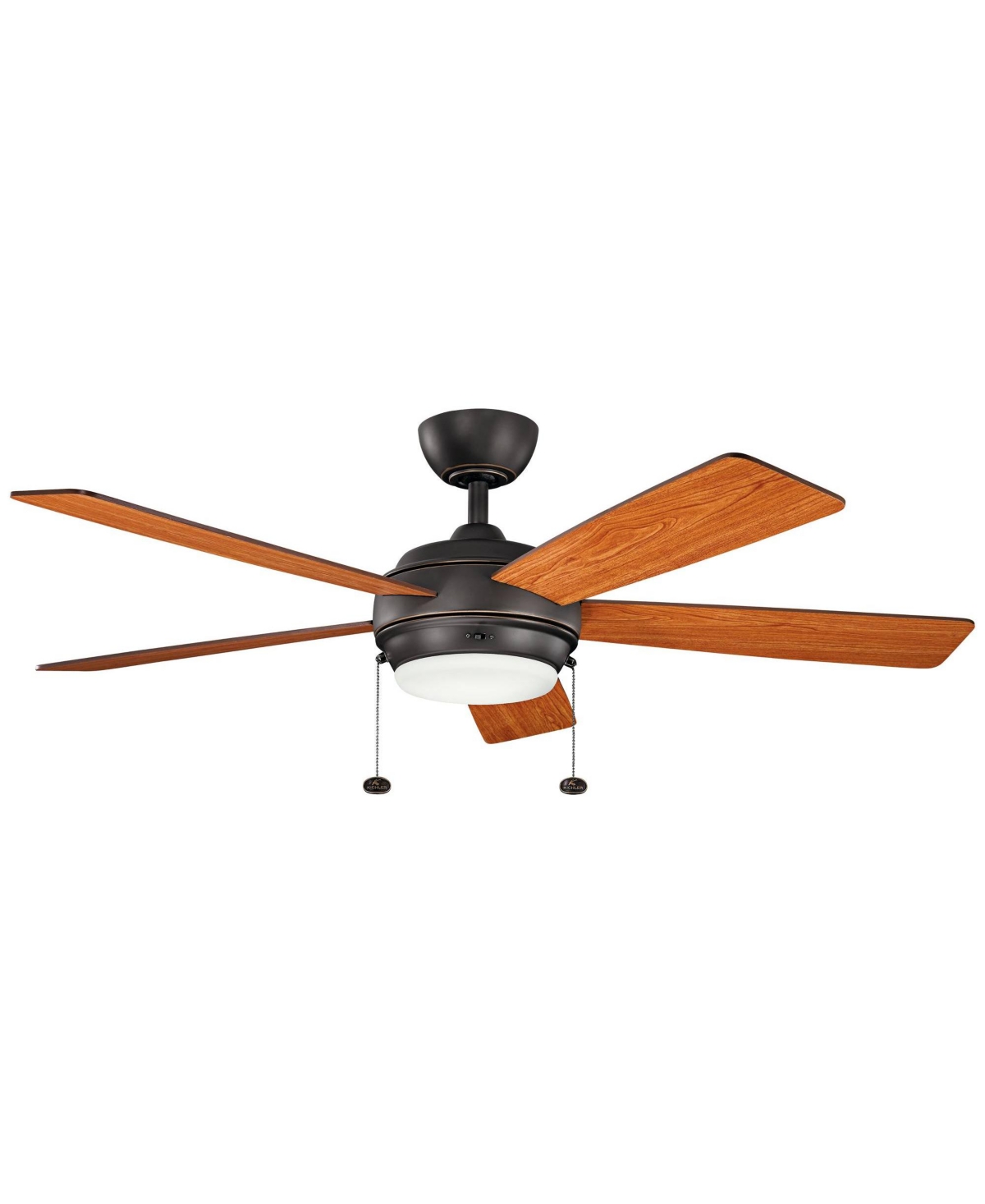Click here for 52 Kichler Starkk Olde Bronze Led Ceiling Fan with... prices