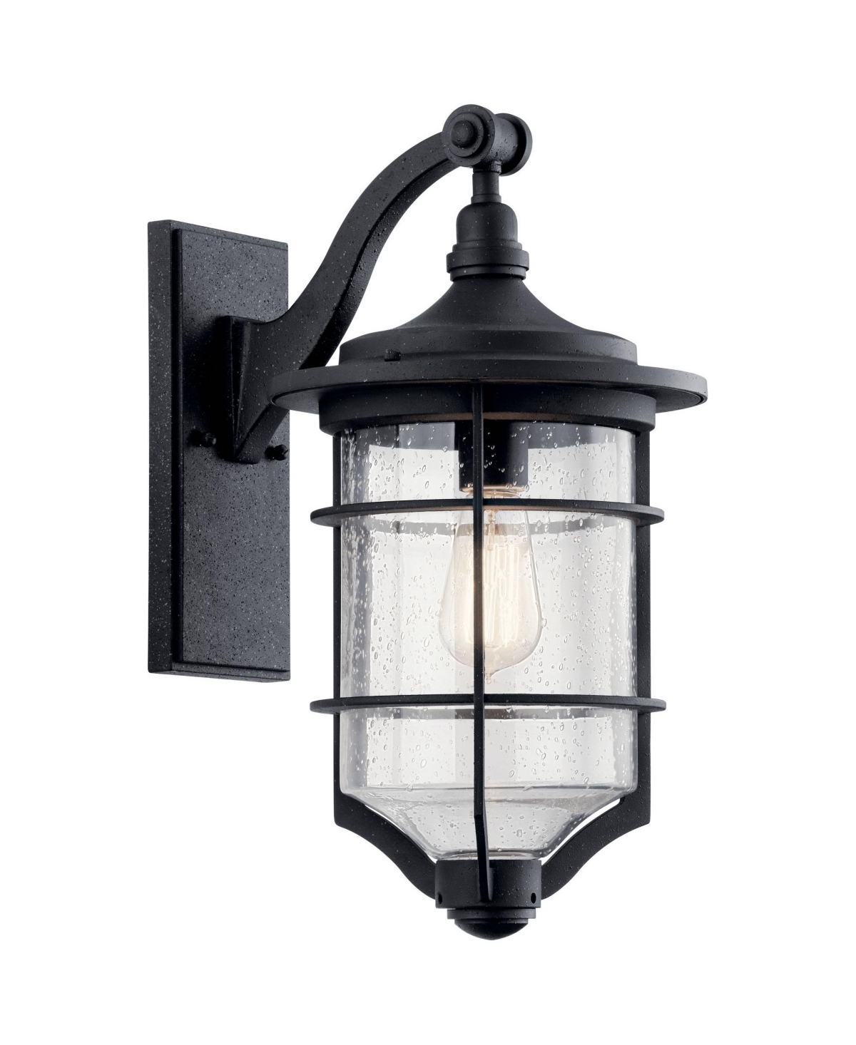 Click here for Kichler Royal Marine 18 1/4 High Black Outdoor Wal... prices