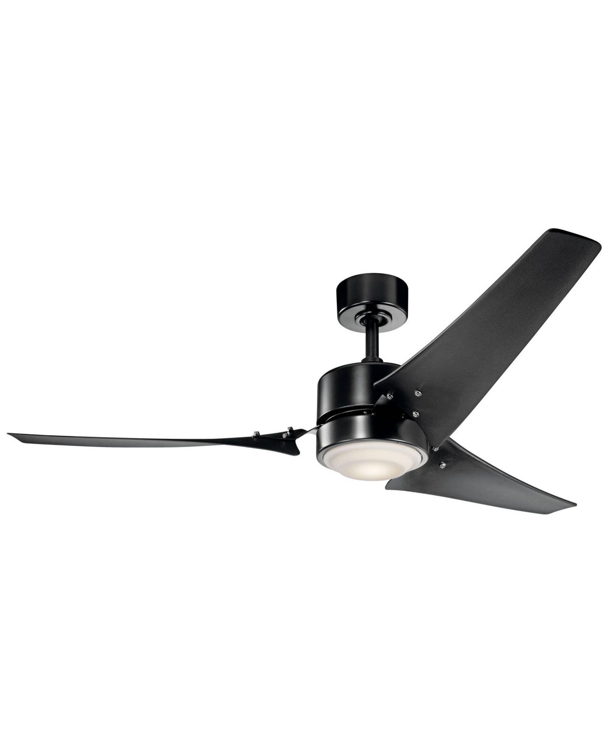 Click here for 60 Kichler Rana Satin Black Led Outdoor Ceiling Fa... prices
