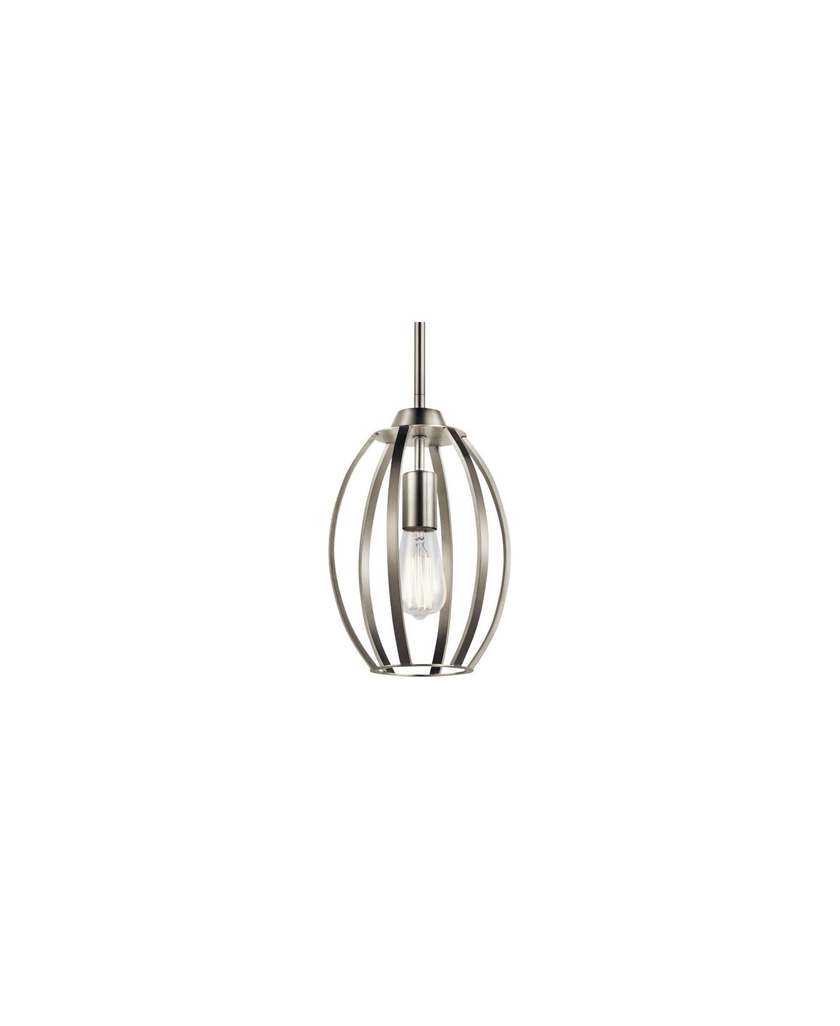 Click here for Kichler Tao 8 Wide Open Gourd Brushed Nickel Mini... prices