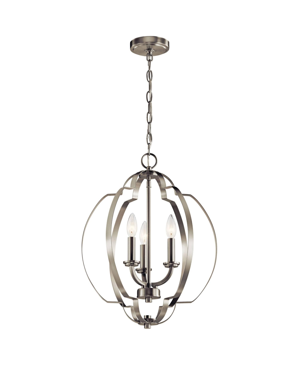 Click here for Kichler Voleta 16 1/2 Wide Brushed Nickel 3-Light... prices