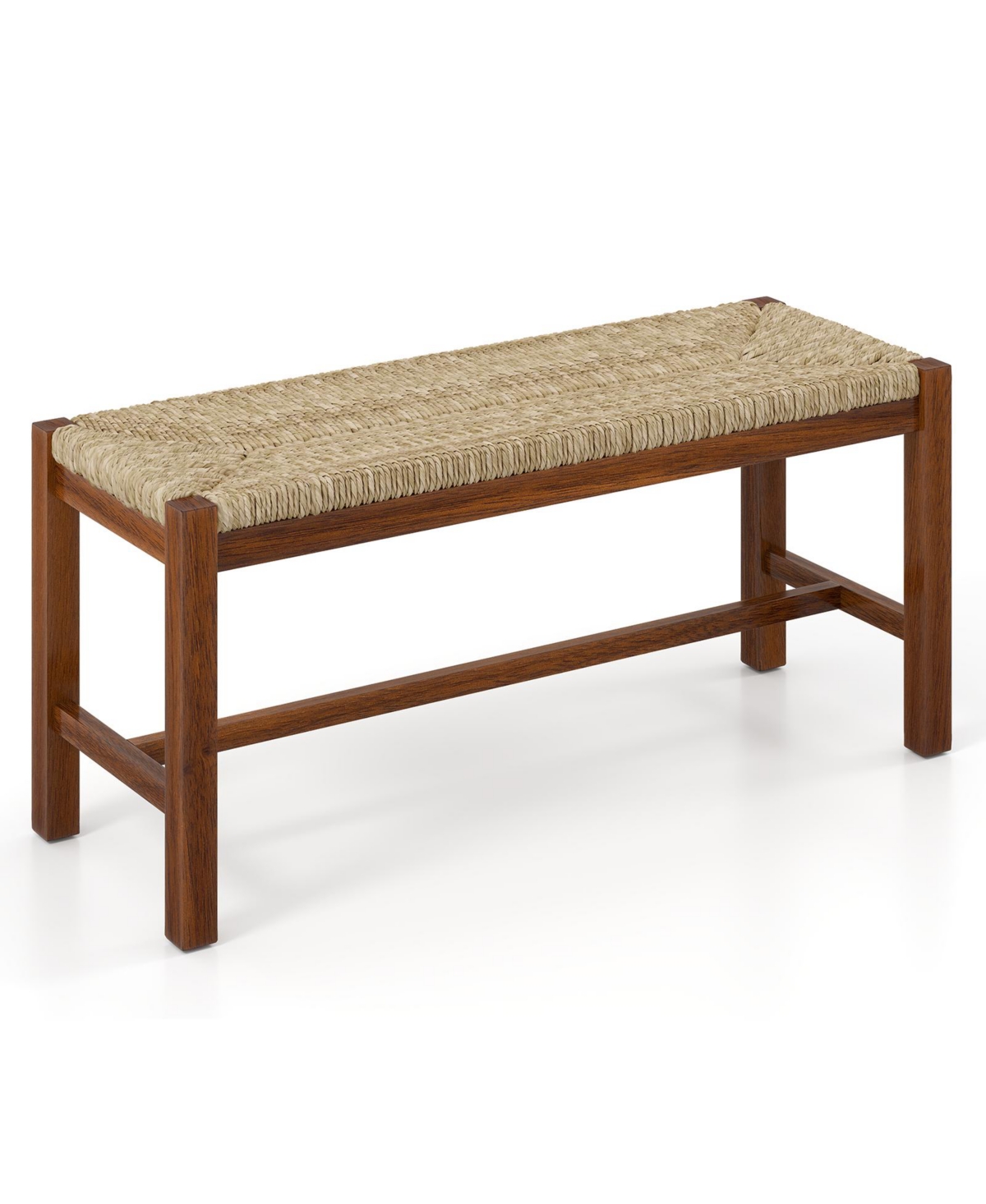 Click here for Slickblue 40 Wooden Bench with Solid Rubber Wood F... prices
