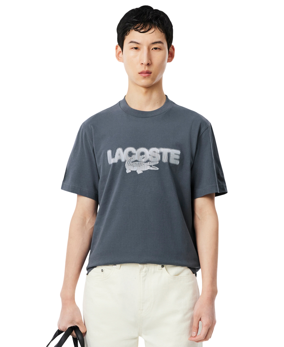 Click here for Lacoste Mens Classic-Fit 3D Print Crewneck T-Shirt... prices