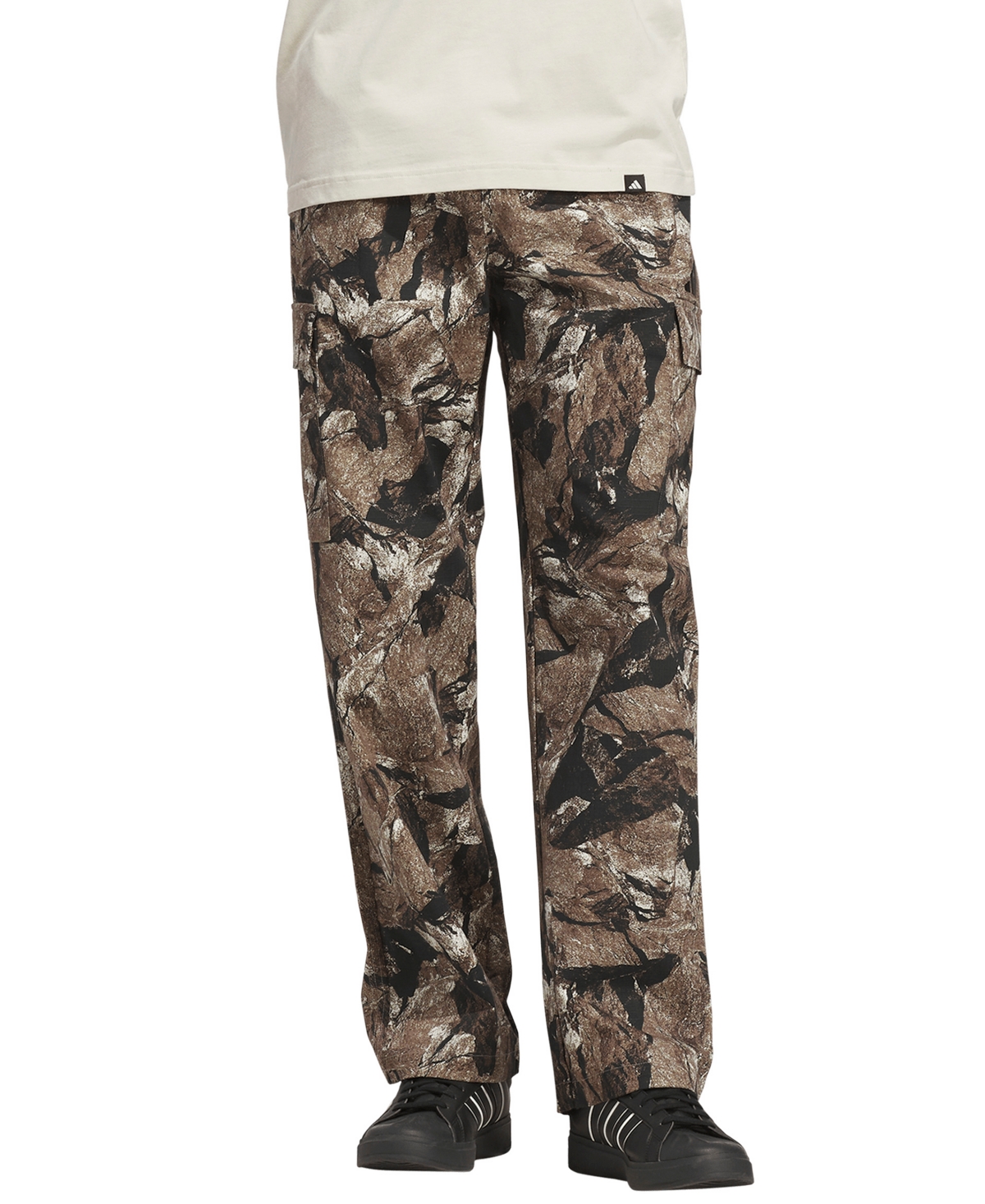 Click here for adidas Mens Rock Camo Ripstop Cargo Pants - Black prices