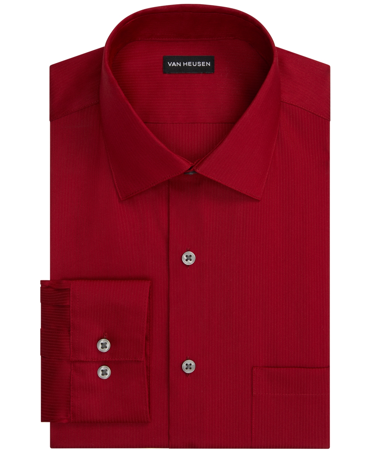 Click here for Van Heusen Mens Regular-Fit Dress Shirt - Brick Ru... prices