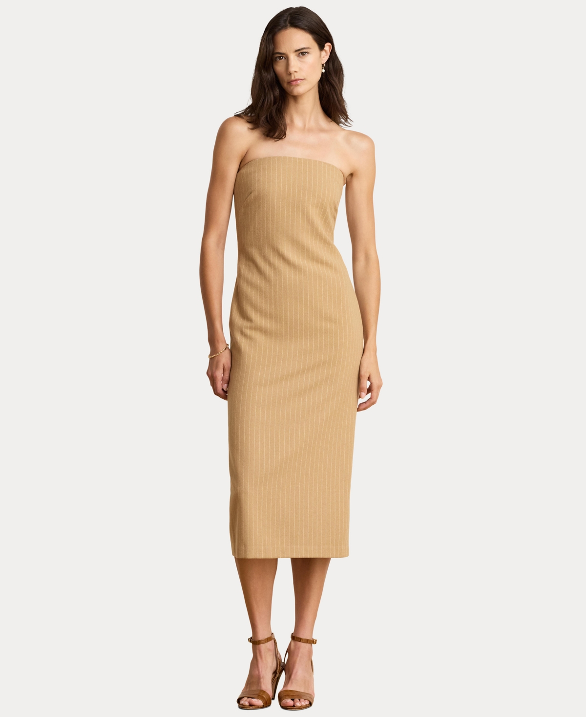 Click here for Lauren Ralph Lauren Womens Pinstripe Wool-Blend St... prices