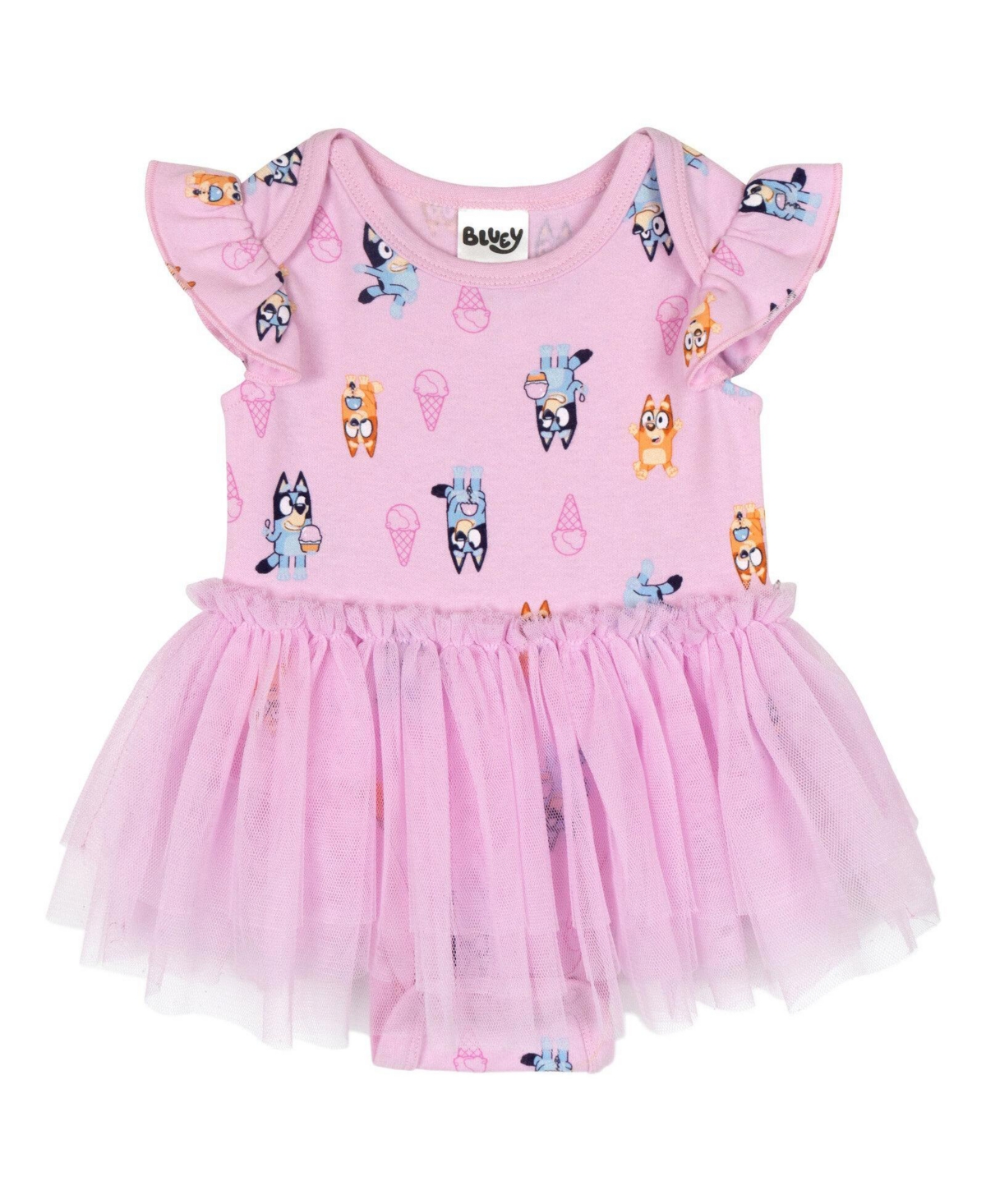 Click here for Bluey Baby Girls One Piece Tutu Bodysuit - Pink bl... prices