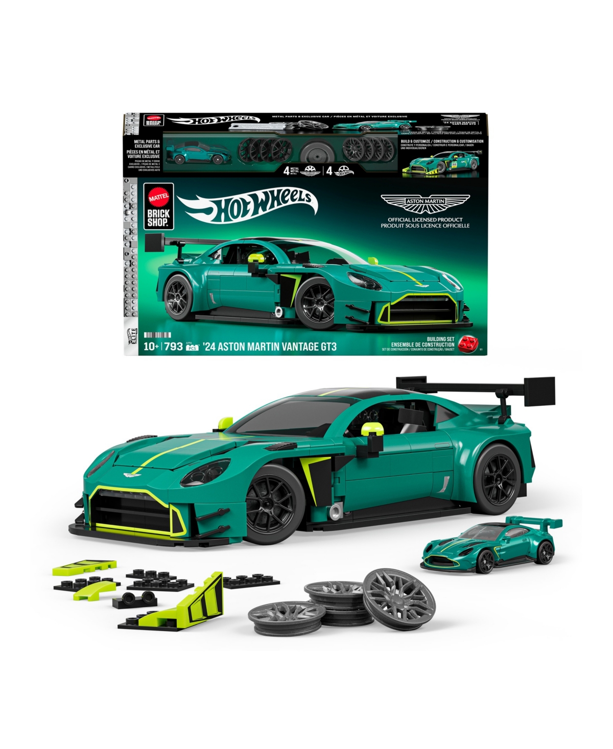 Click here for Mattel Brick Shop Hot Wheels 24 Aston Martin Vanta... prices