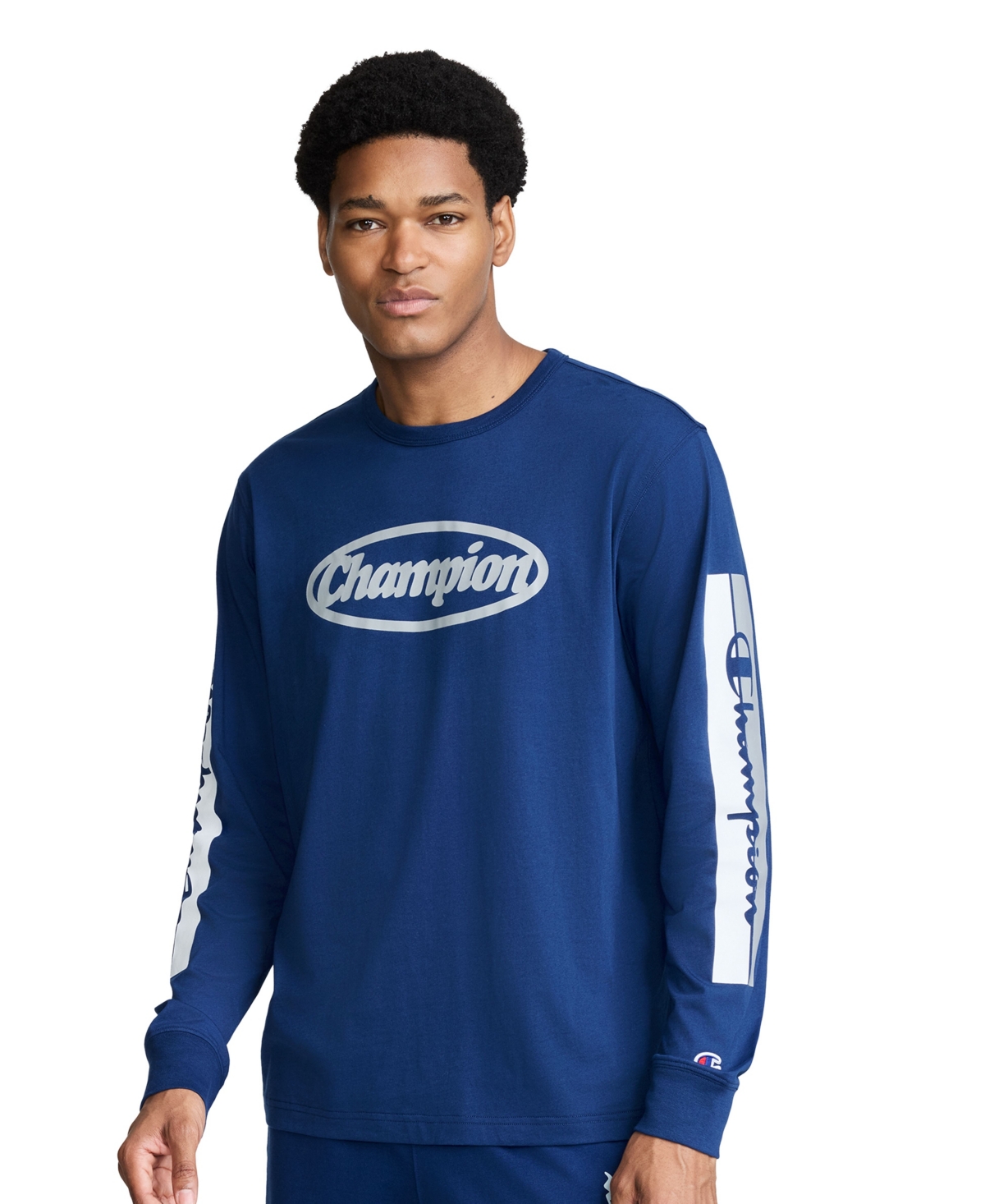 Click here for Champion Mens Medallion Graphic T-Shirt - Estate B... prices