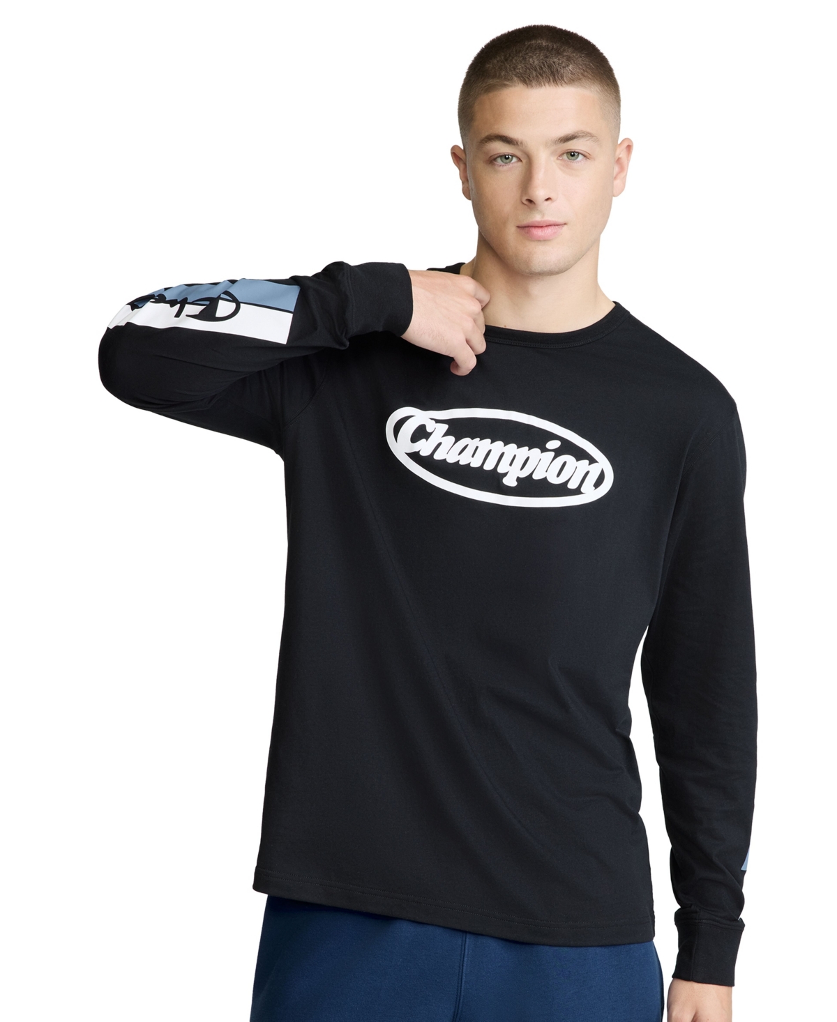 Click here for Champion Mens Medallion Graphic T-Shirt - Black prices