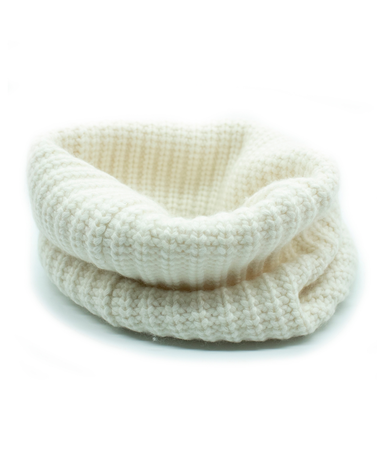 Click here for Portolano Chunky Neckwarmer Scarf - Snow White prices