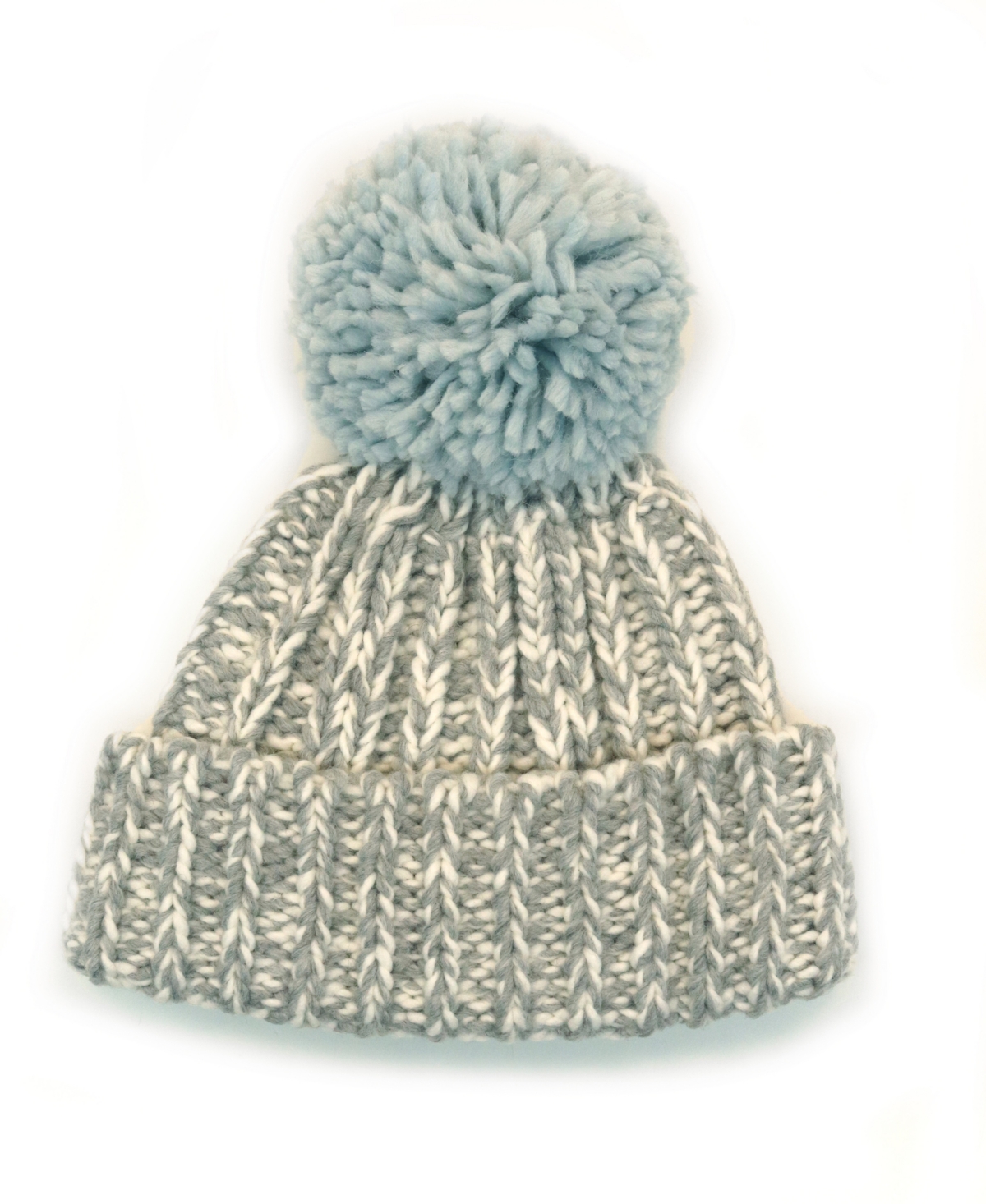 Click here for Portolano Two-Tone Pom Hat - Grigio Combo prices