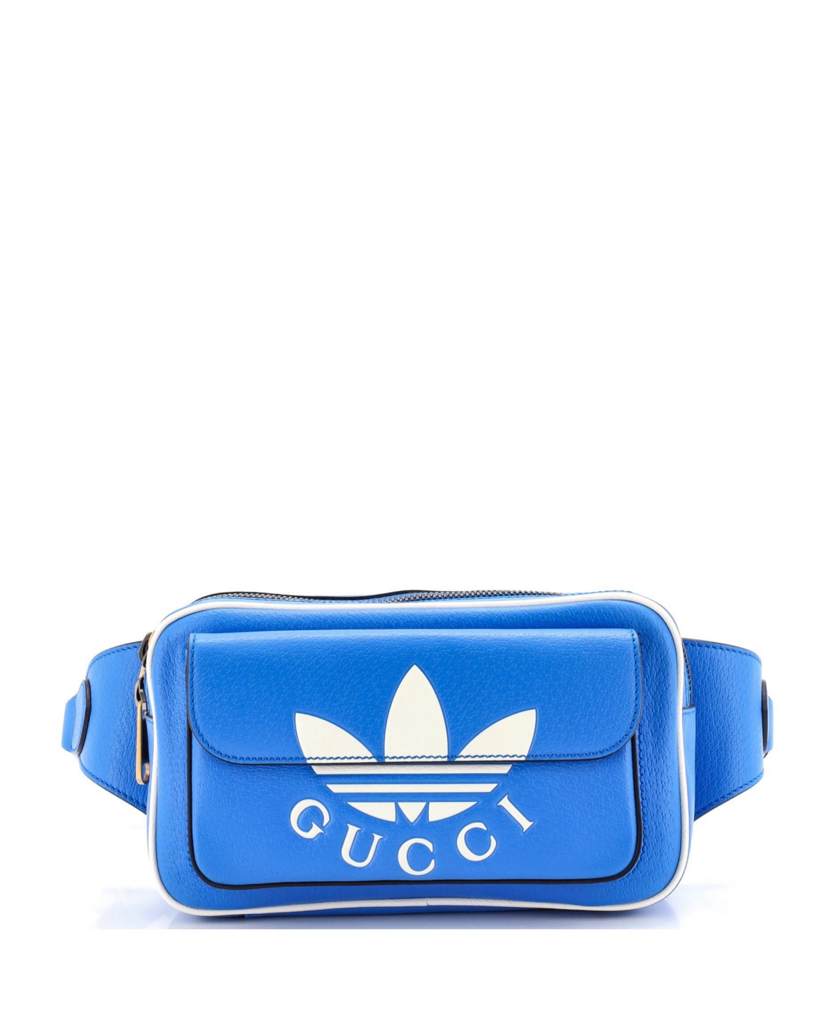 Click here for Pre-Owned Gucci x adidas Zip Belt Bag Leather - Bl... prices