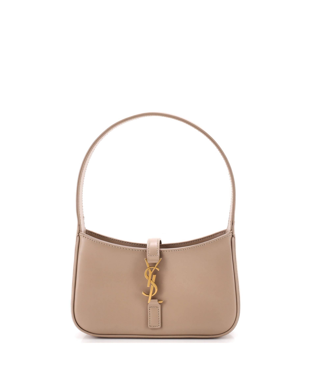 Click here for Pre-Owned Saint Laurent Mini Le 5 a 7 Hobo Leather... prices