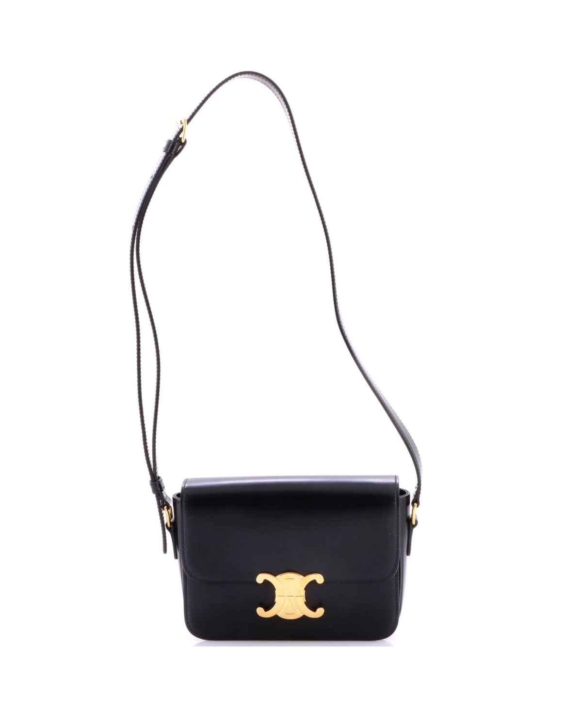 Click here for Pre-Owned Celine Teen Triomphe Shoulder Bag Smooth... prices