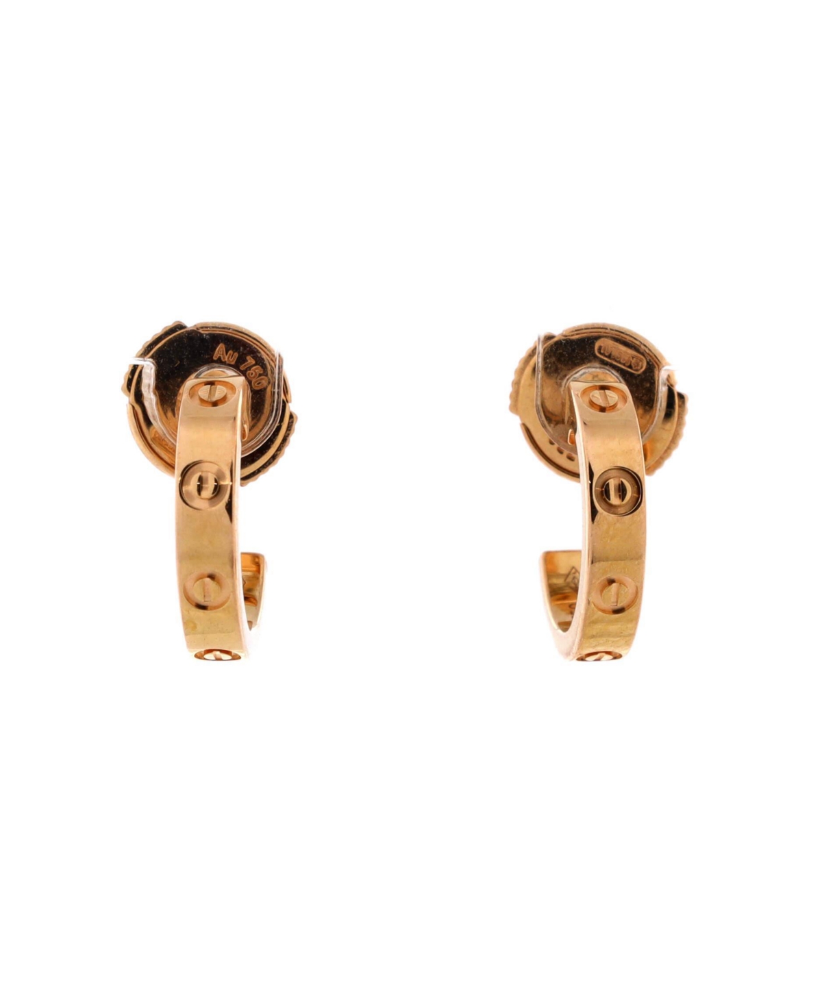 Click here for Pre-Owned Cartier Love Hoop Earrings - 18k rose go... prices