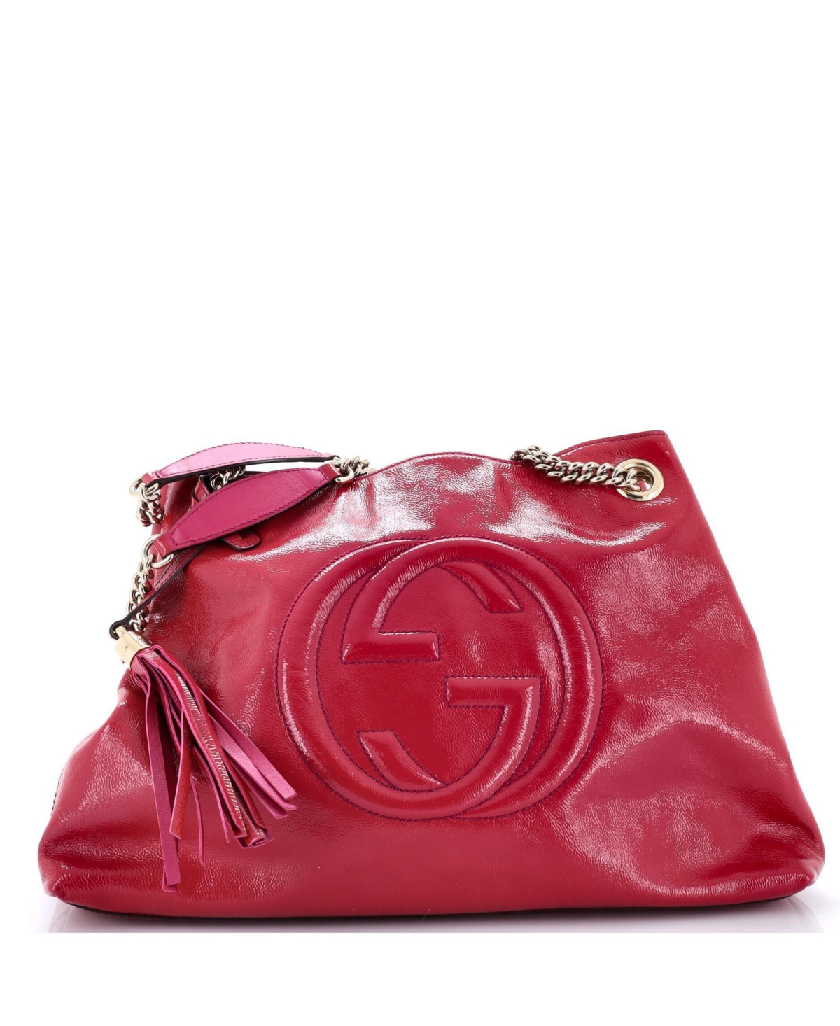 Click here for Pre-Owned Gucci Medium Soho Chain Strap Shoulder B... prices