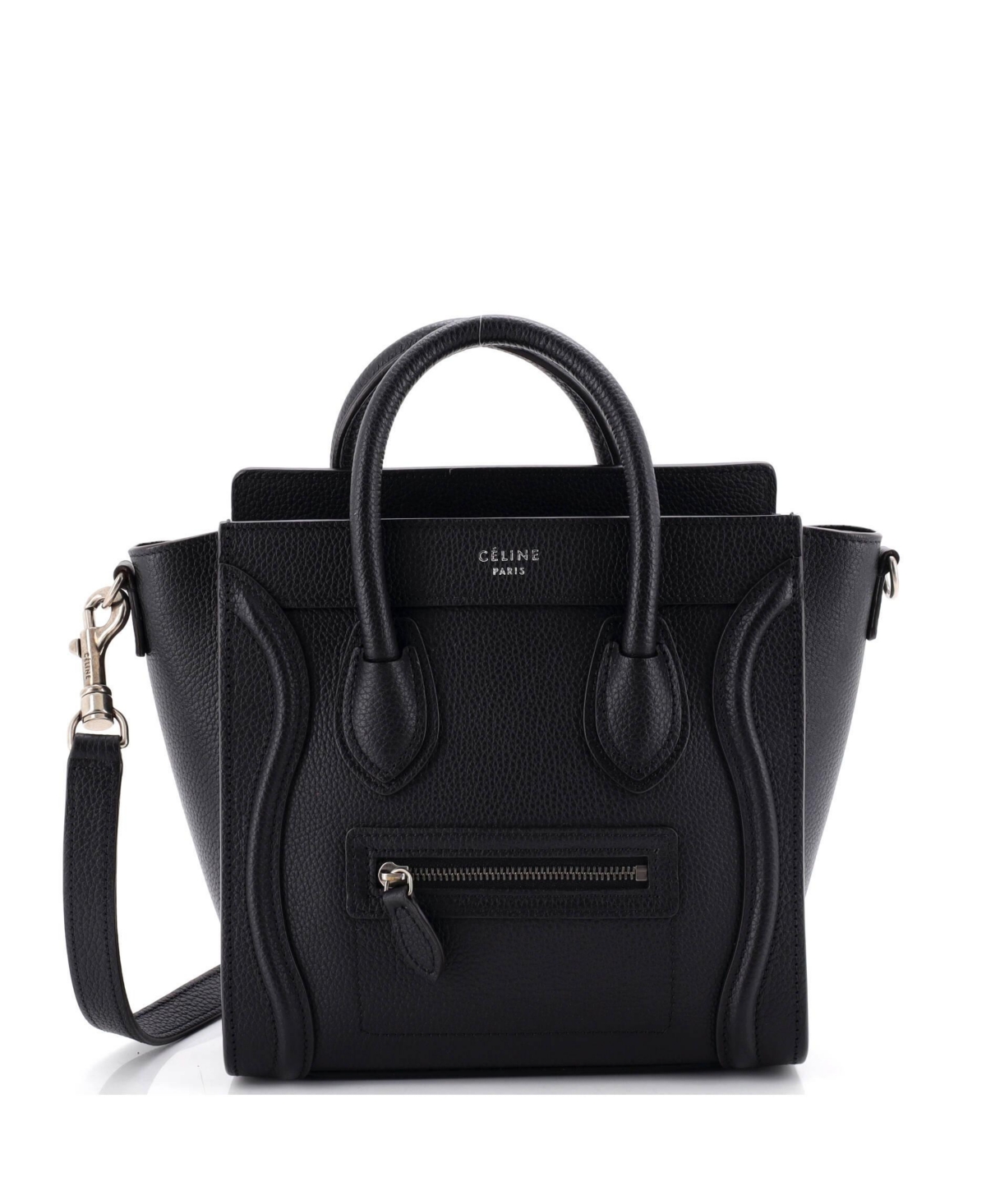 Click here for Pre-Owned Celine Nano Luggage Bag Grainy Leather -... prices