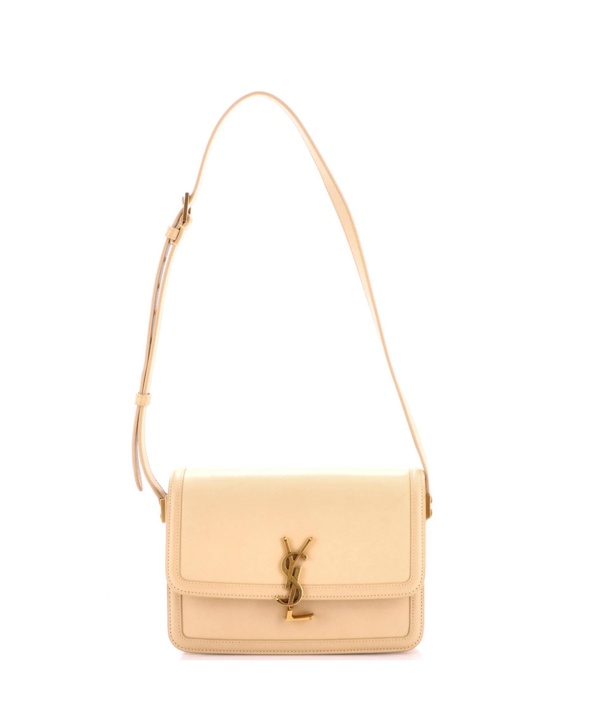 Click here for Pre-Owned Saint Laurent Medium Solferino Bag Leath... prices
