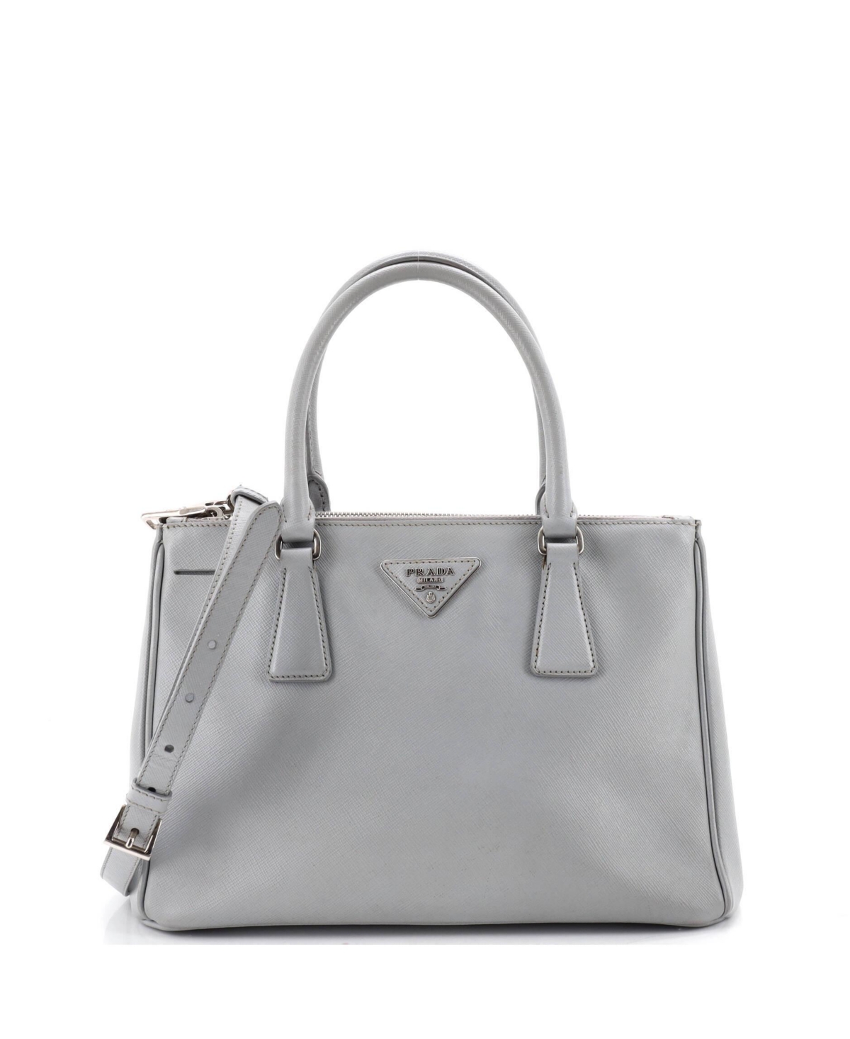 Click here for Pre-Owned Prada Medium Gardeners Tote Saffiano Lea... prices