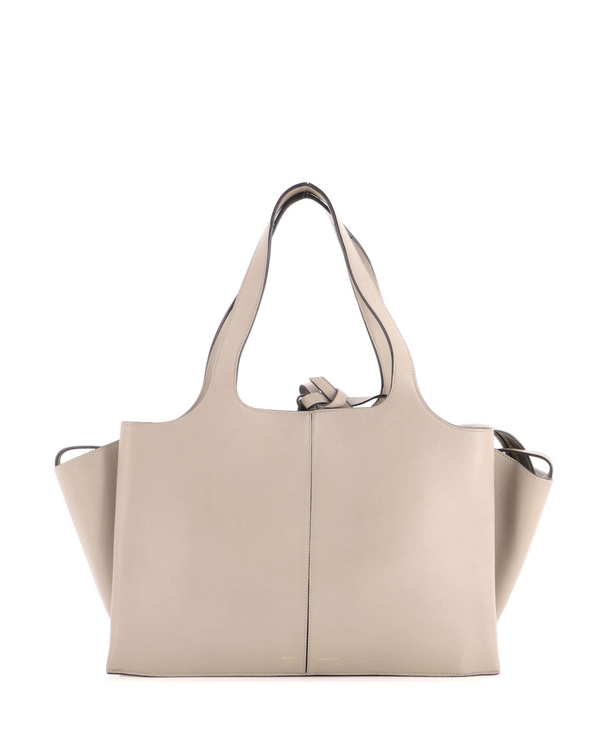 Click here for Pre-Owned Celine Medium Tri-Fold Shoulder Bag Smoo... prices