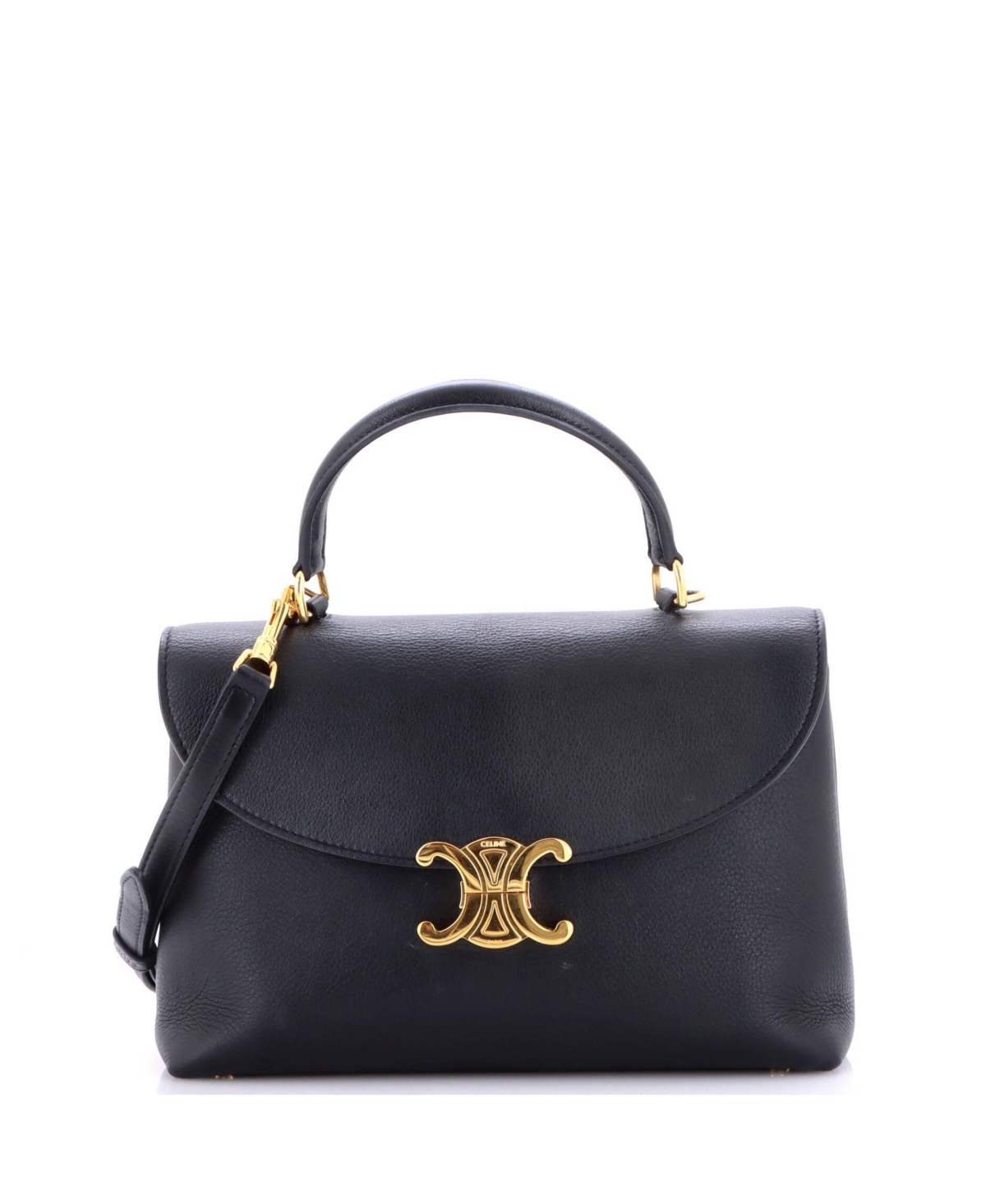 Click here for Pre-Owned Celine Medium Nino Top Handle Bag Leathe... prices