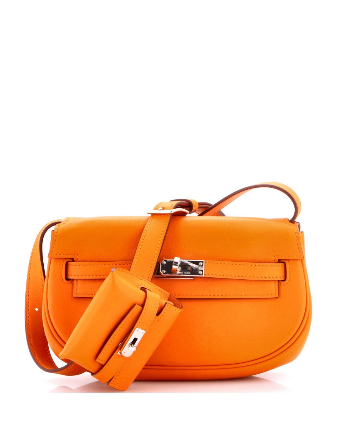 Click here for Pre-Owned Hermes Kelly Moove Bag Swift - Orange prices