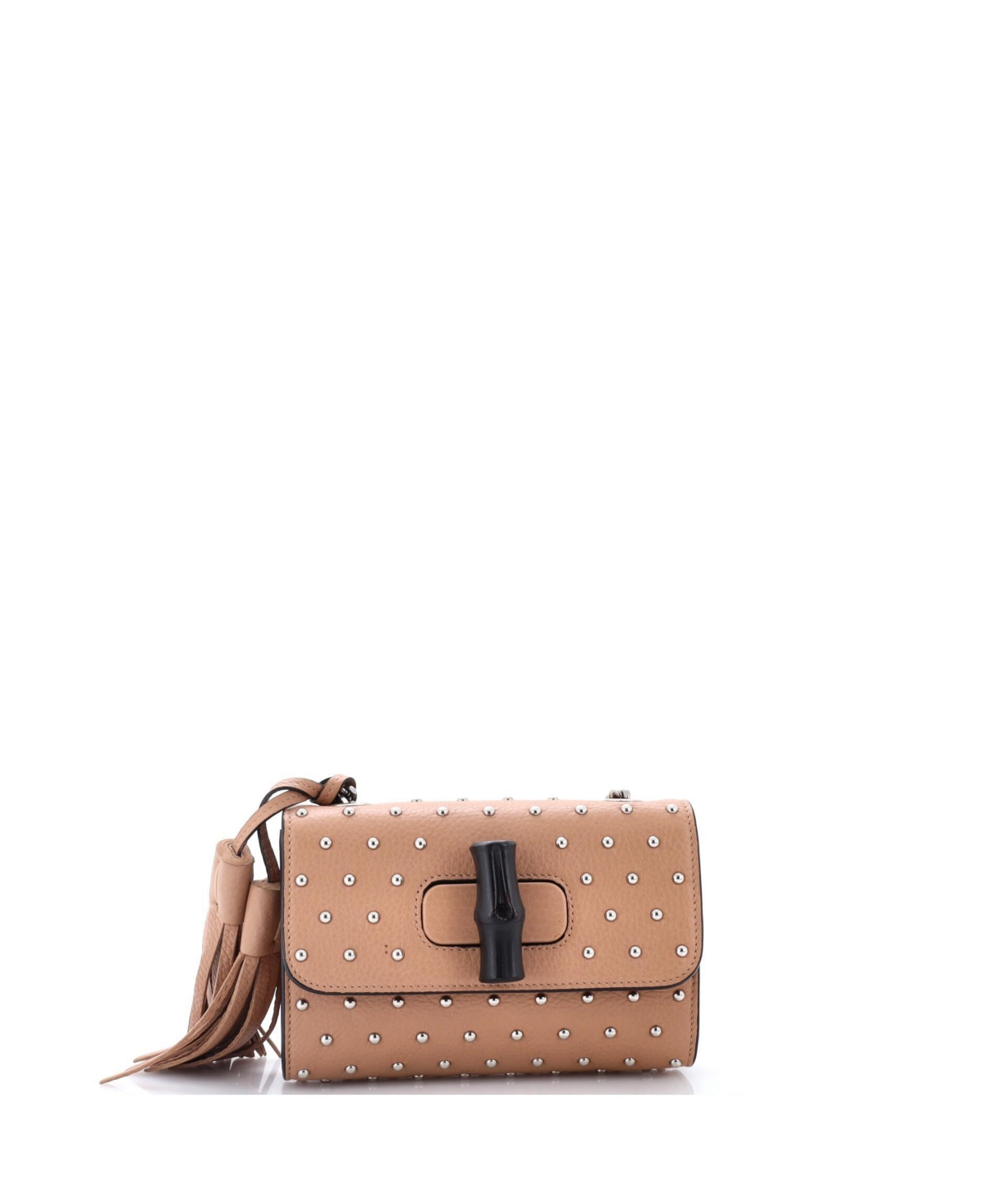 Click here for Pre-Owned Gucci Small Miss Bamboo Shoulder Bag Stu... prices