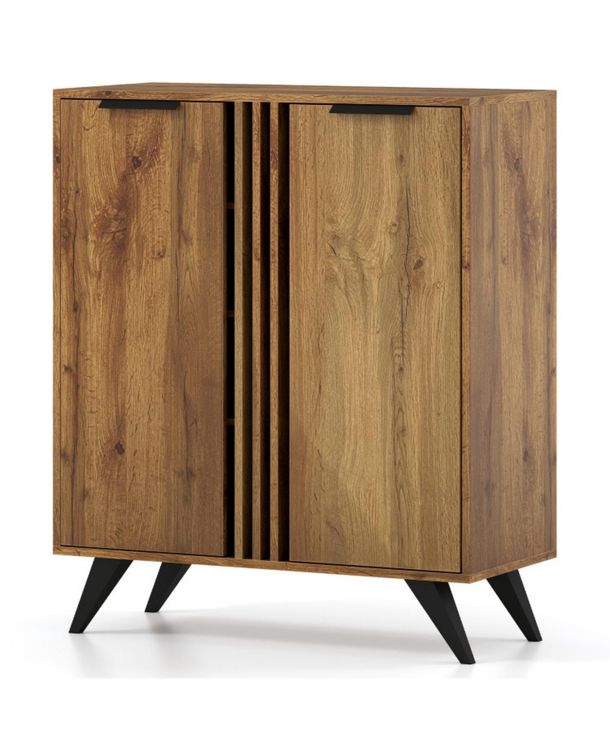 Click here for Sugift 4-Tier Freestanding Shoe Storage Cabinet wi... prices