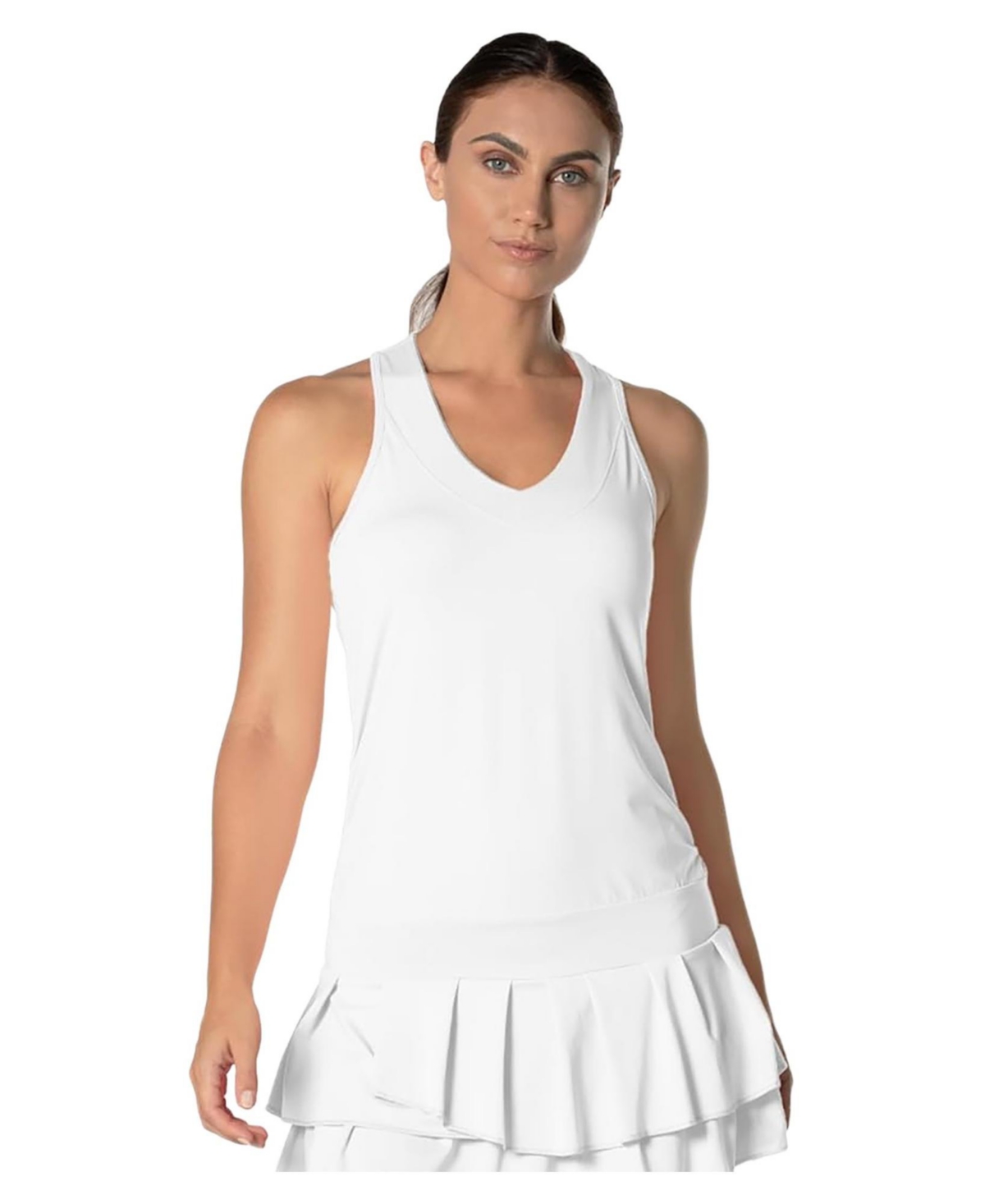 Click here for Lucky In Love Womens In It To Win It Dress - White prices