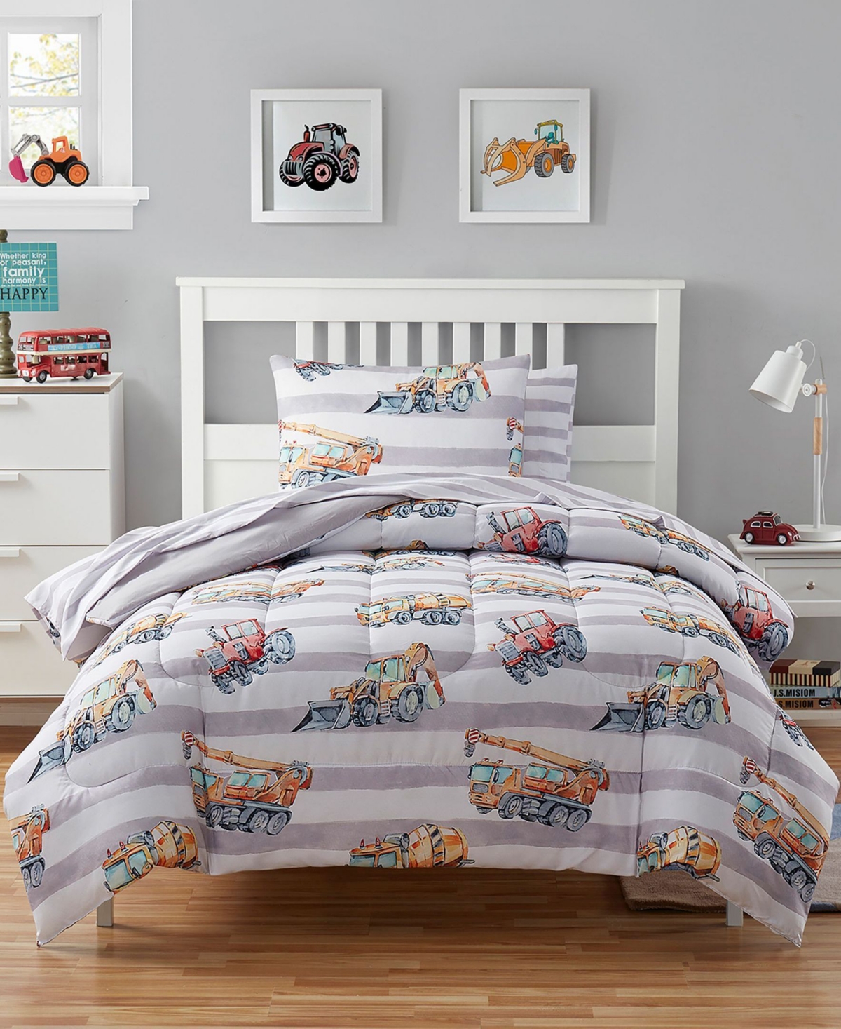 Click here for Sweet Home Collection Kids Trucks 5-Piece Comforte... prices