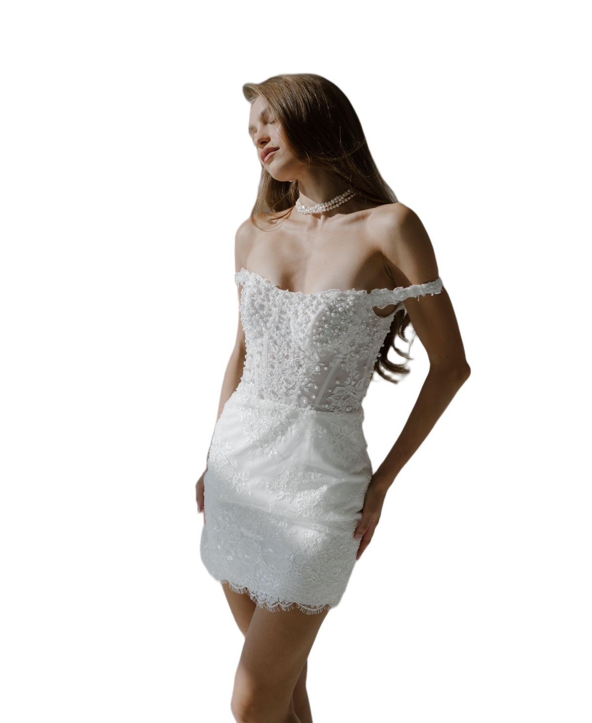 Click here for Untamed Petals Womens Estella Mini Dress - Ivory prices