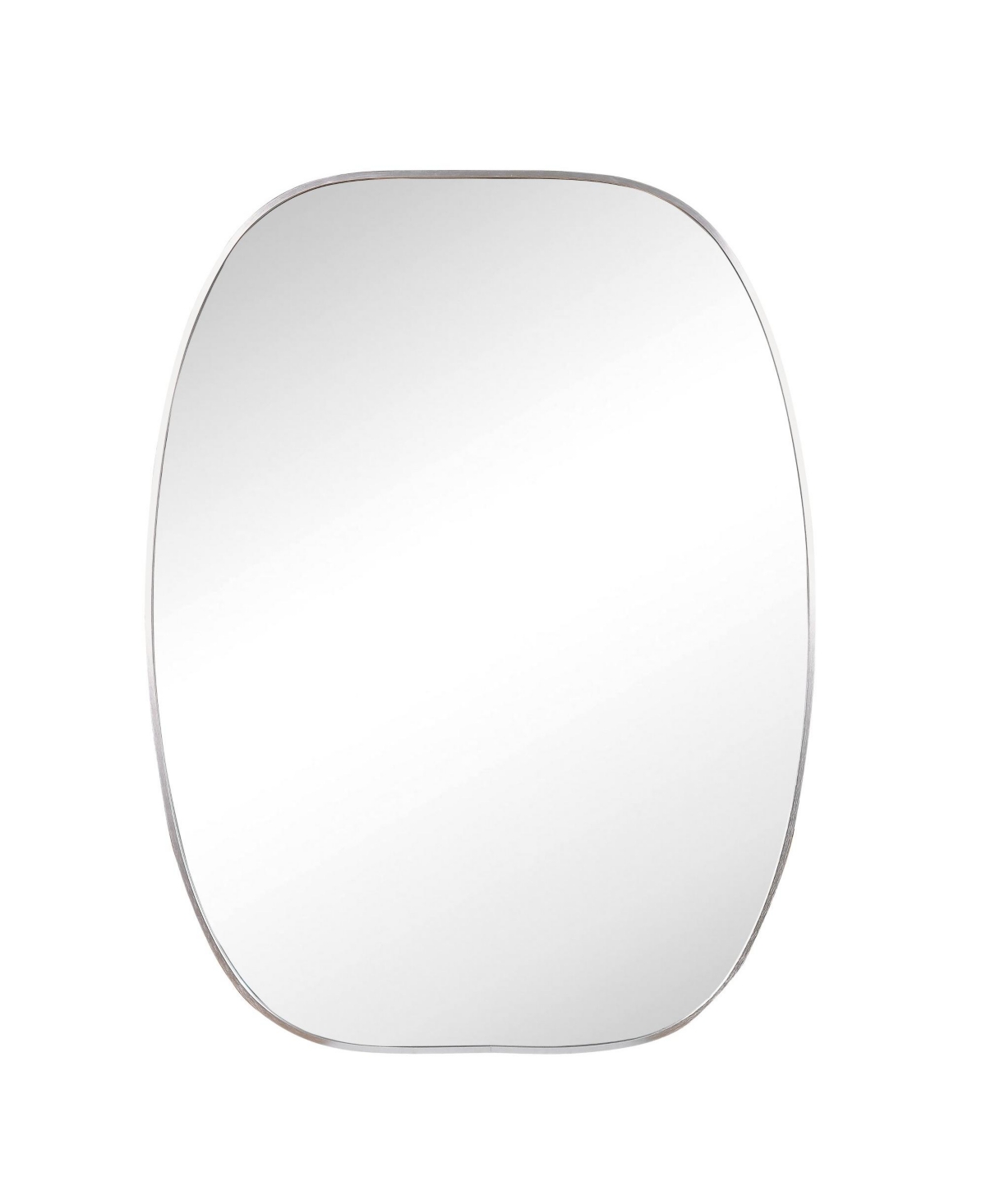 Click here for Phying Silver Metal Framed Oval Mirror 30x40 Inch... prices