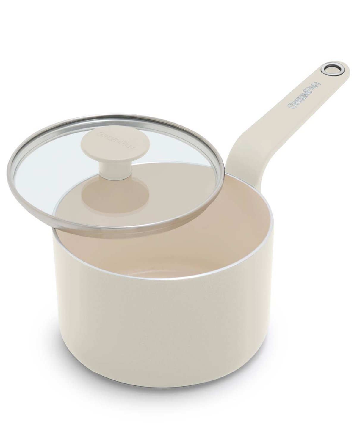 Click here for GreenPan Ceramic Nonstick 2-Quart Saucepan - Cream prices