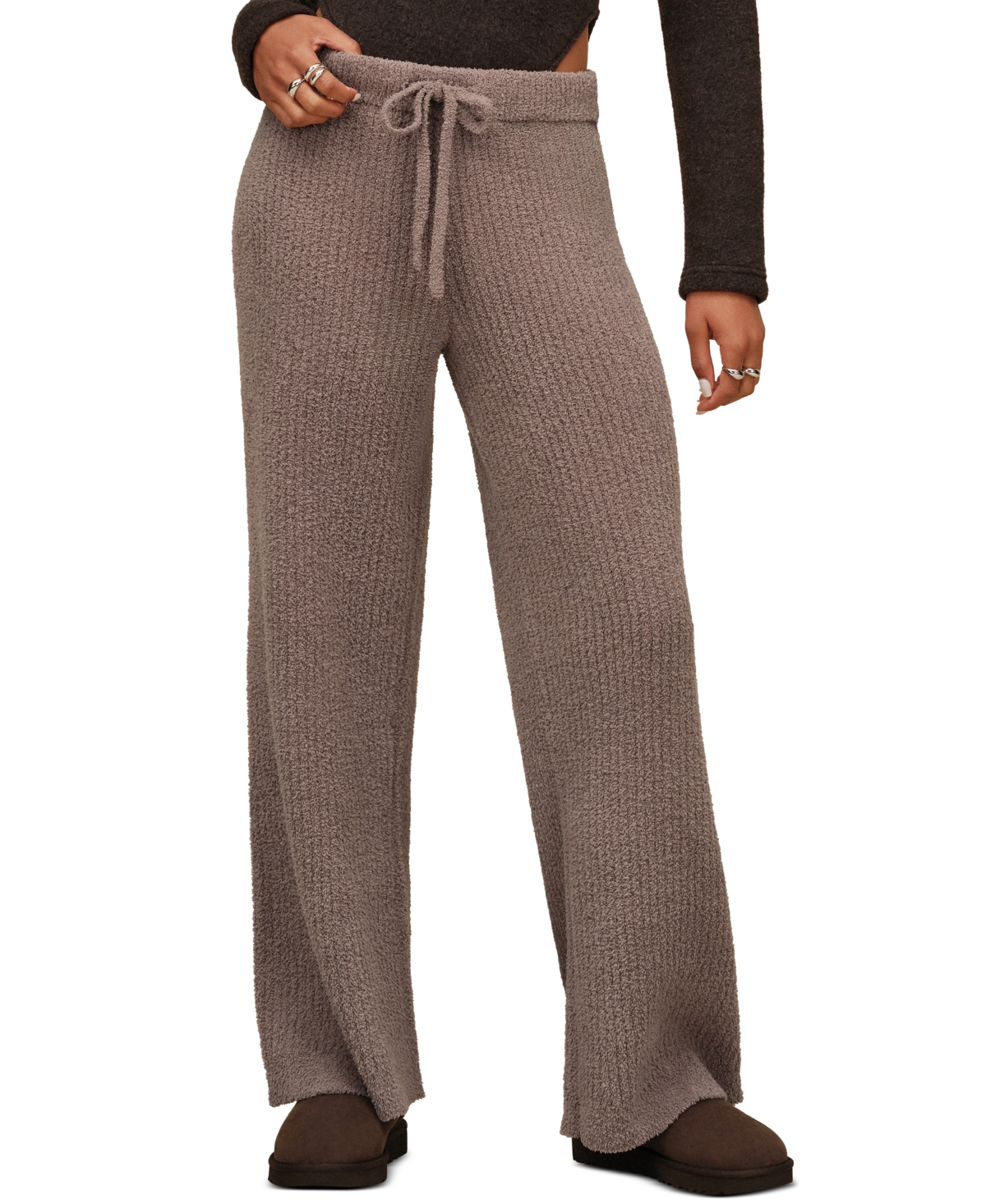Click here for Ugg Womens Couria Straight-Leg Rib Mid-Rise Pants... prices