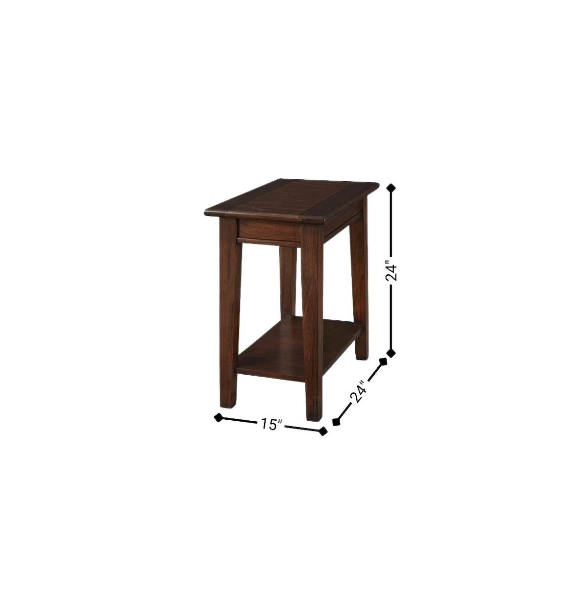 Click here for Starlight Canyon Home Brown Rectangular Chairside... prices