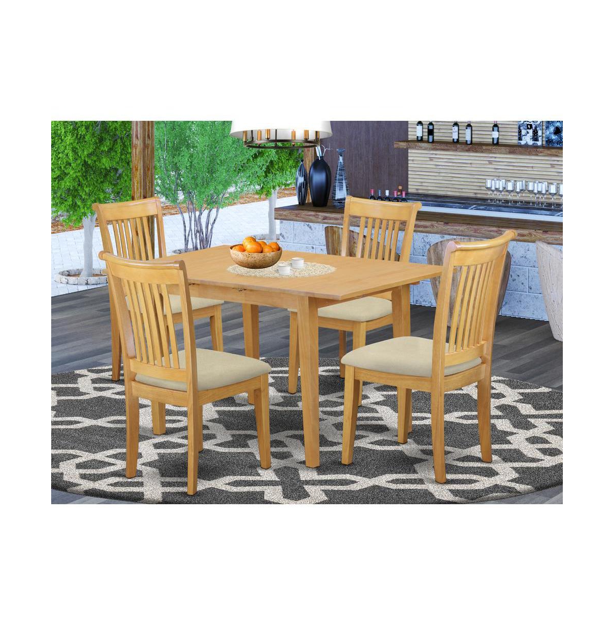 Click here for East West Furniture Dining Room Set prices