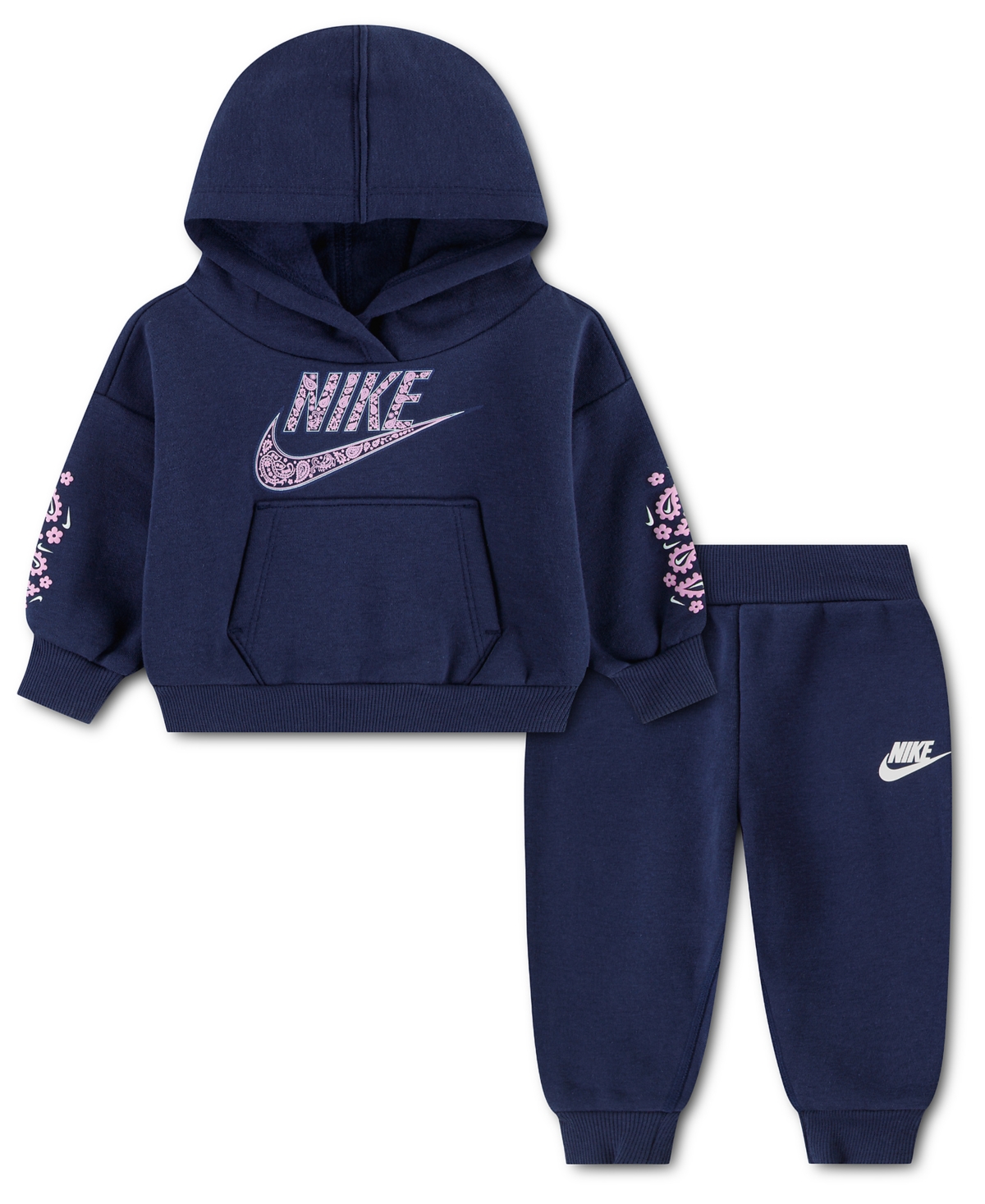 Click here for Nike Baby Girls Retro Remix Hooded Sweatshirt and... prices