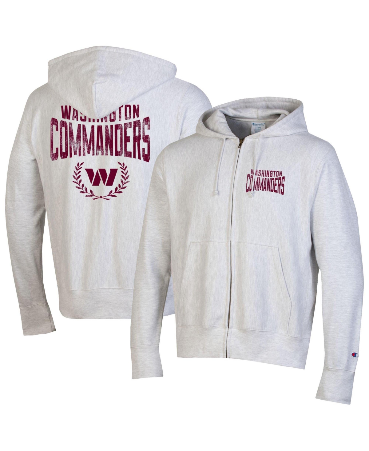 Click here for Champion Mens Heather Gray Washington Commanders R... prices