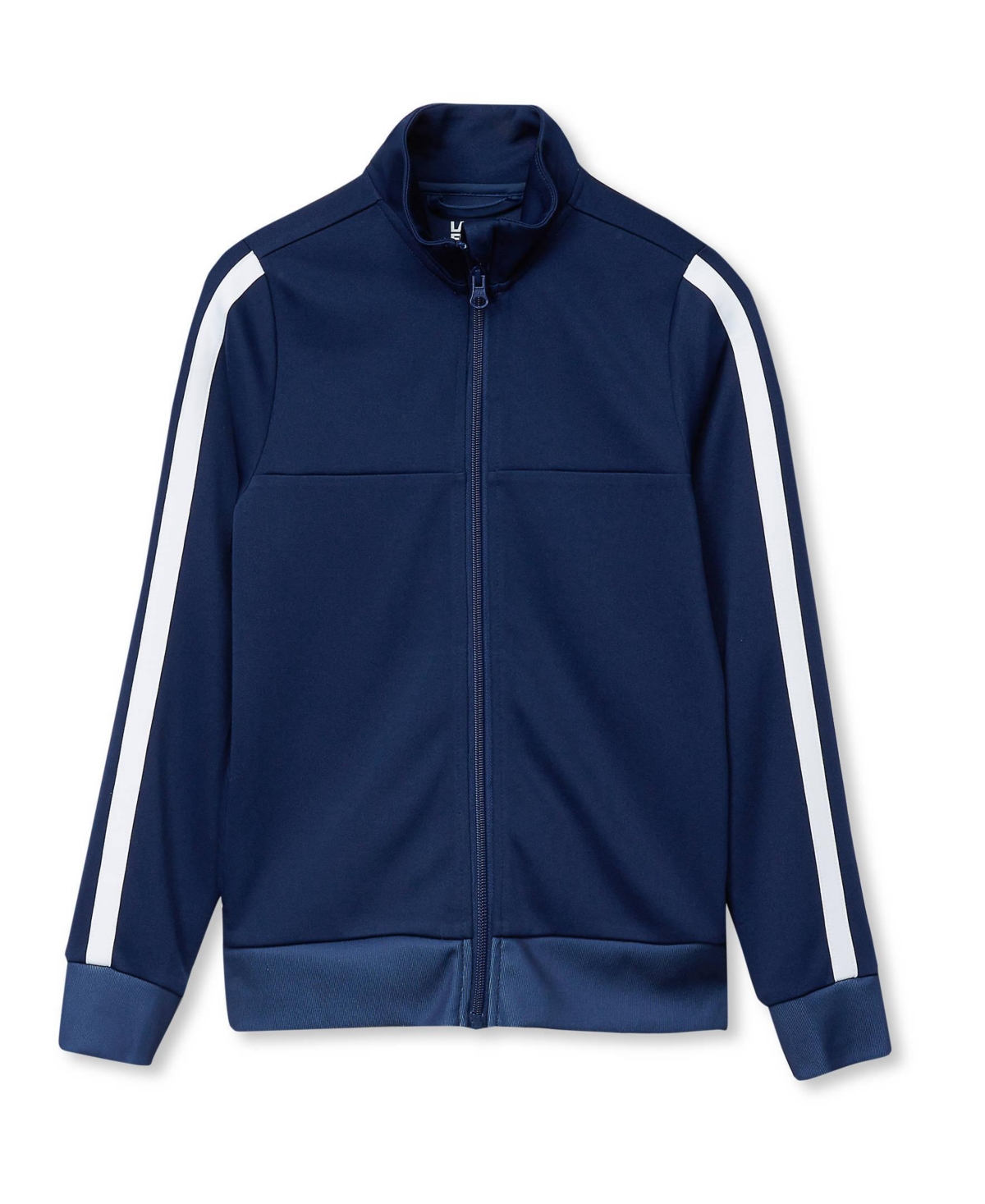 Click here for Lands End Big Boys Husky Tricot Track Jacket - Nav... prices