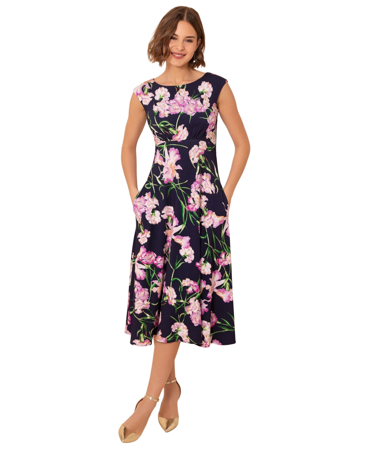 Click here for Alie Street London Womens Luna Midi Jersey Dress -... prices