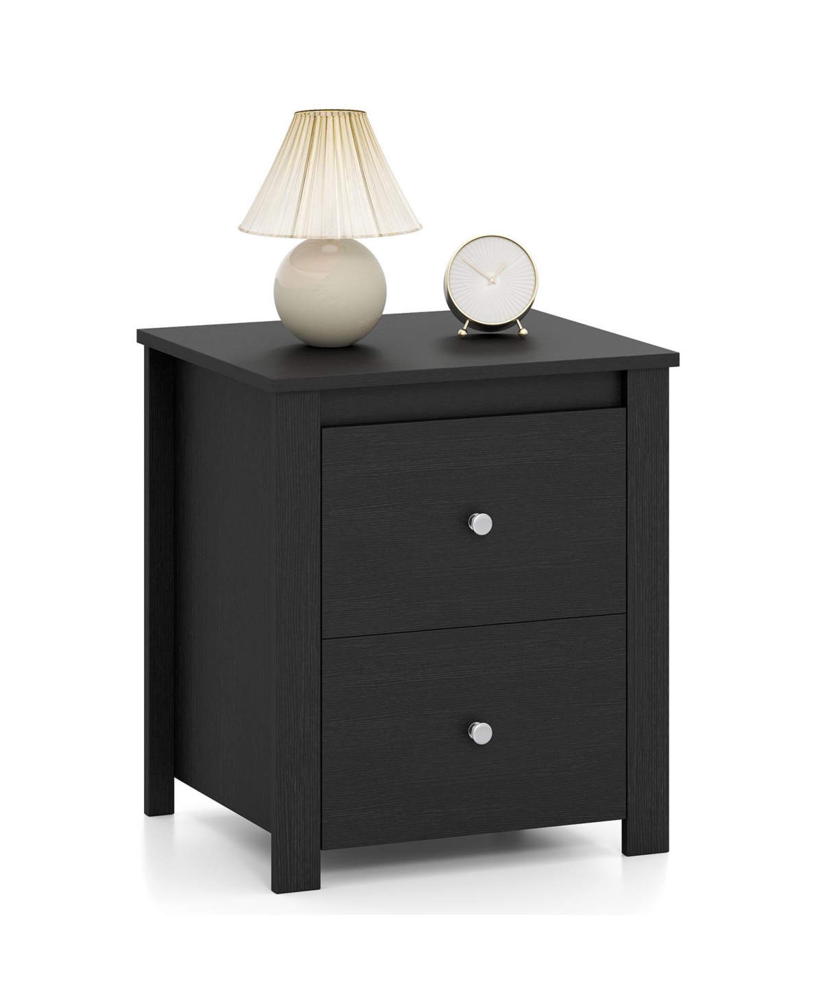 Click here for Gymax Nightstand with 2 Drawers Modern Bedside Tab... prices