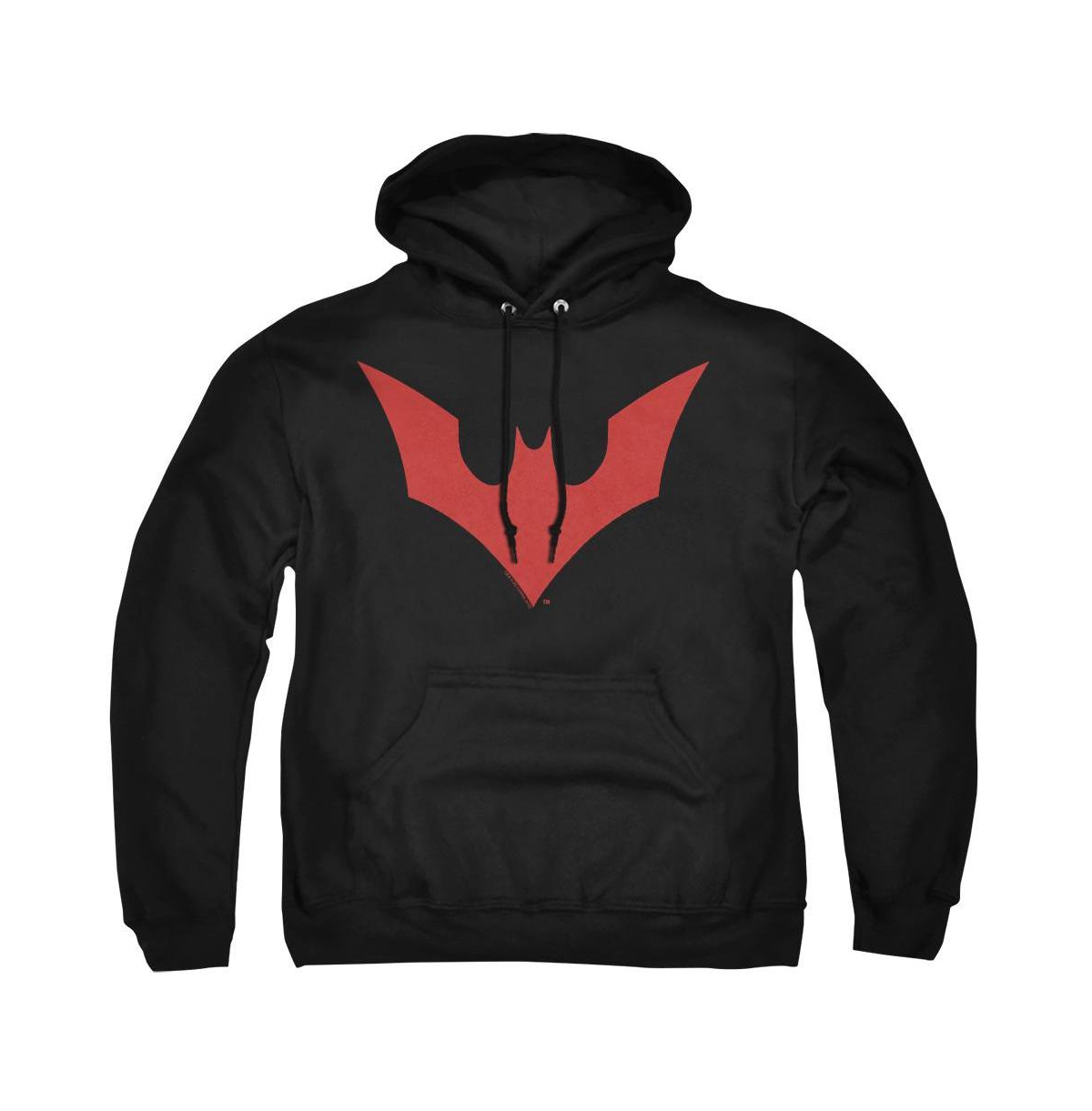 Click here for Batman Mens Beyond Bat Logo Pull-Over Hoodie - Bla... prices