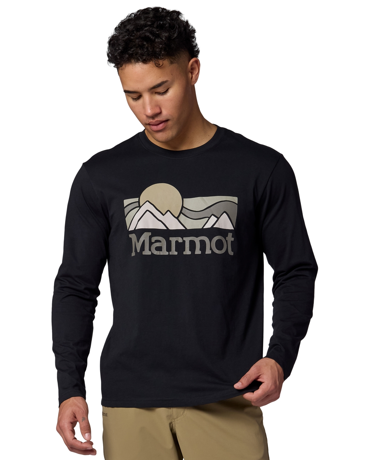 Click here for Marmot Mens Coastal Regular-Fit T-Shirt - Black prices