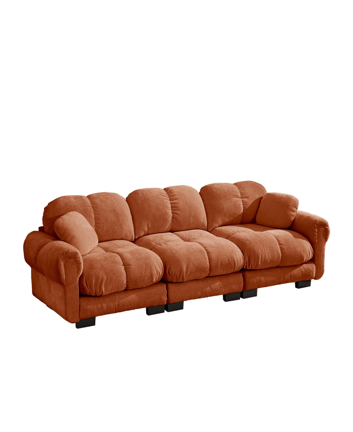 Click here for Clihome Chenille Cloud 3-Seater Sofa  Exquisite pi... prices