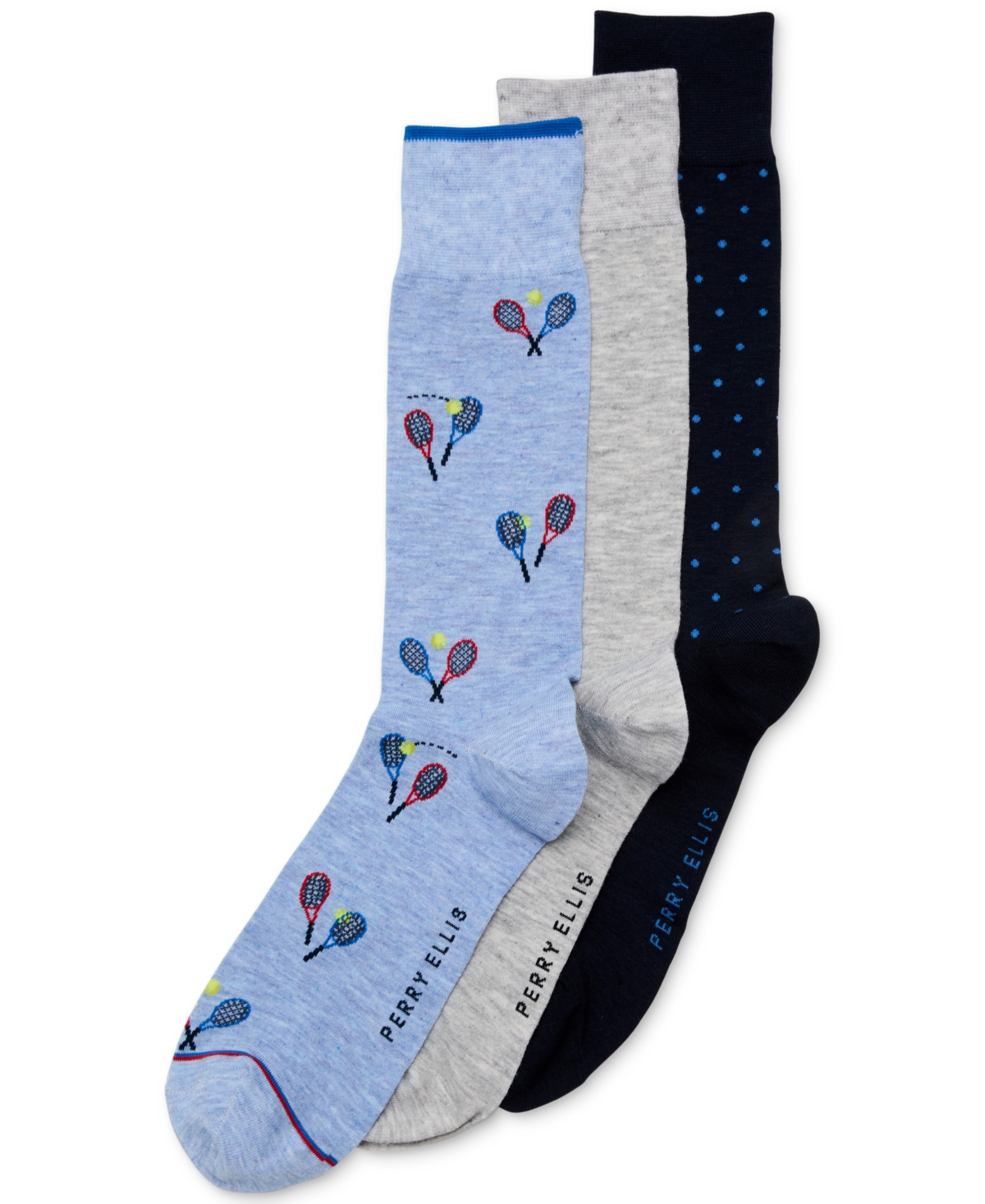 Click here for Perry Ellis Portfolio Mens Golf Stripe Crew Socks... prices